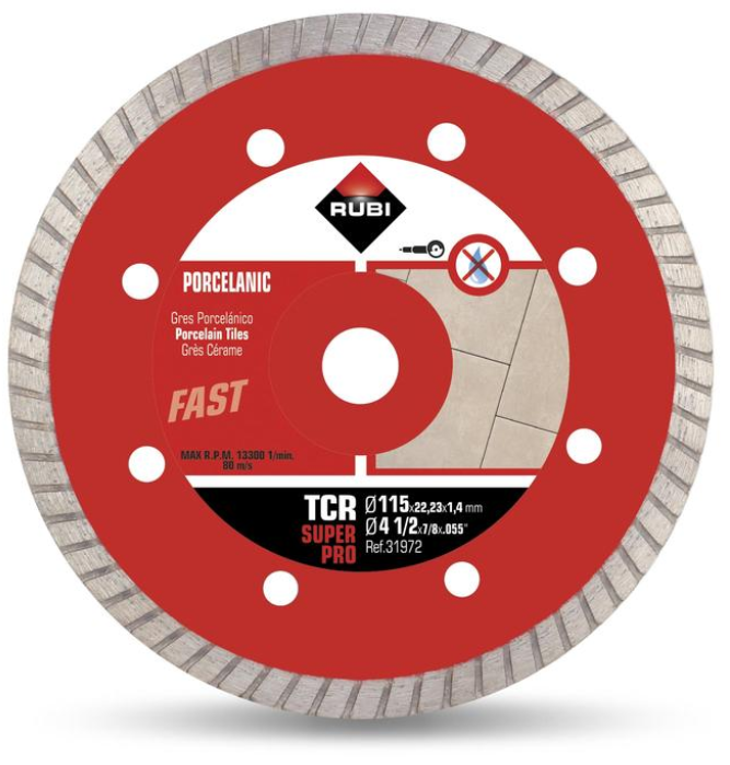 DISQUE DIAMANT TCR SUPERPRO RUBI - 115 mm | Leroy Merlin
