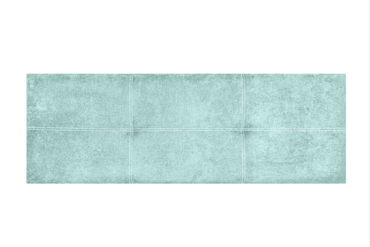 Cabecero tapizado ALMERIA 110x120 polipiel blanco (00) | Leroy Merlin