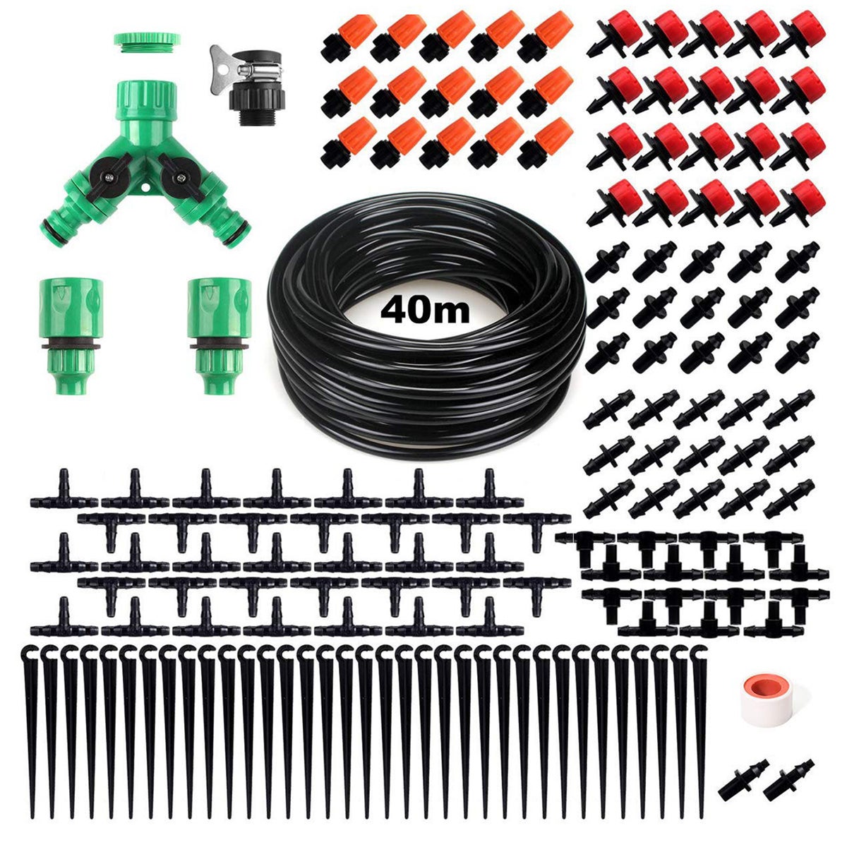 Système d'irrigation de jardin, 158pcs micro goutte à goutte kit d ...