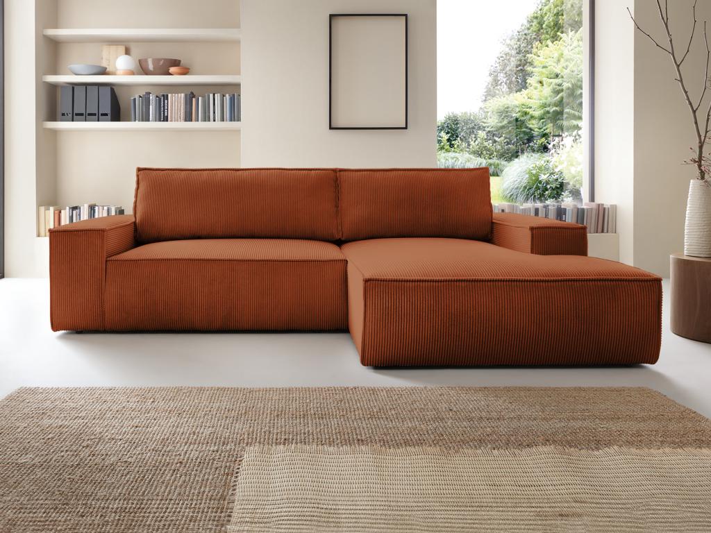 Canape D Angle Terracotta 1