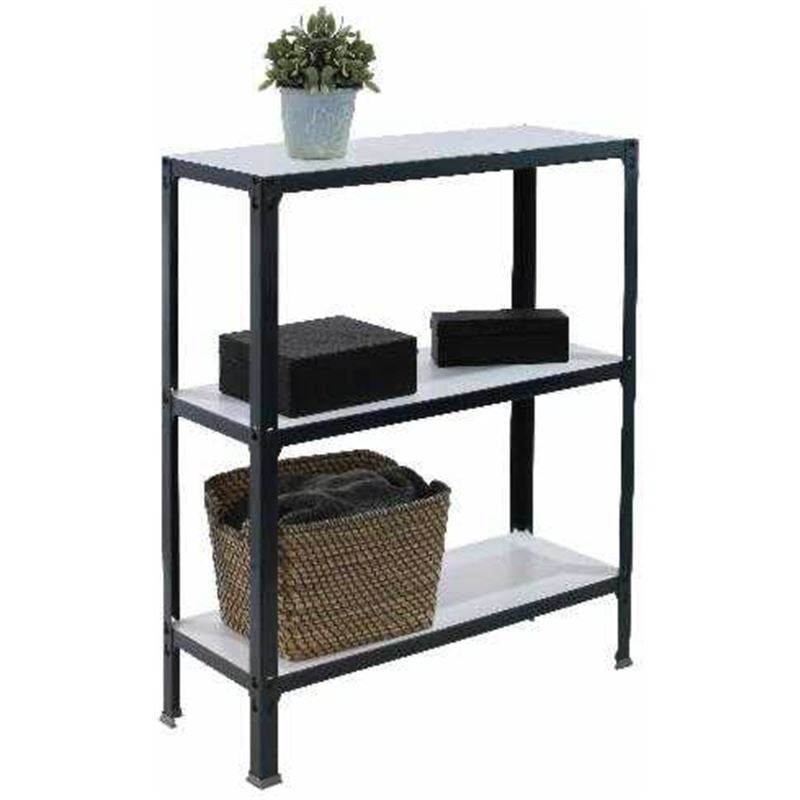 Estanteria SIMONHOME CLICK WOOD PLUS 3/300 ANTRACI/BLANCO - 8425437104442 - Simon Rack | Leroy ...