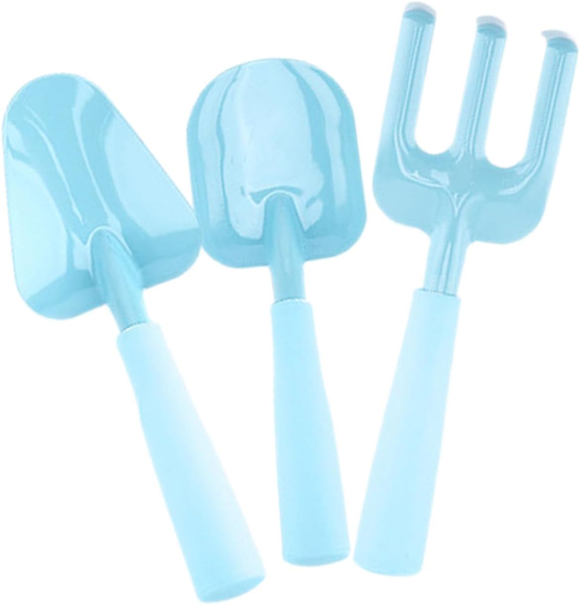 Juego de jardinería para niños (22 × 7,6 × 2 cm), mini azada, rastrillo ...