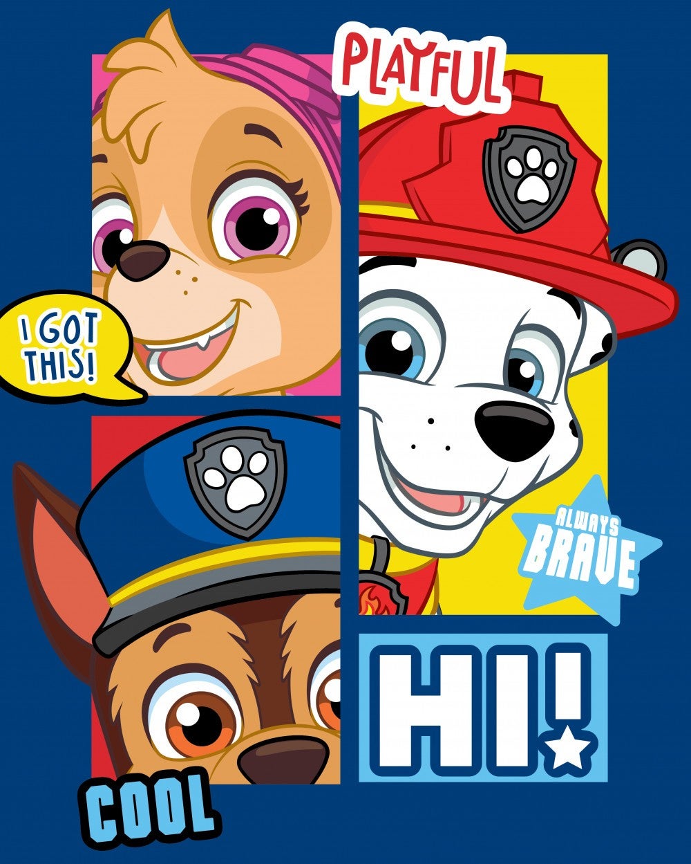 Couverture polaire Paw Patrol 100x140cm | Leroy Merlin