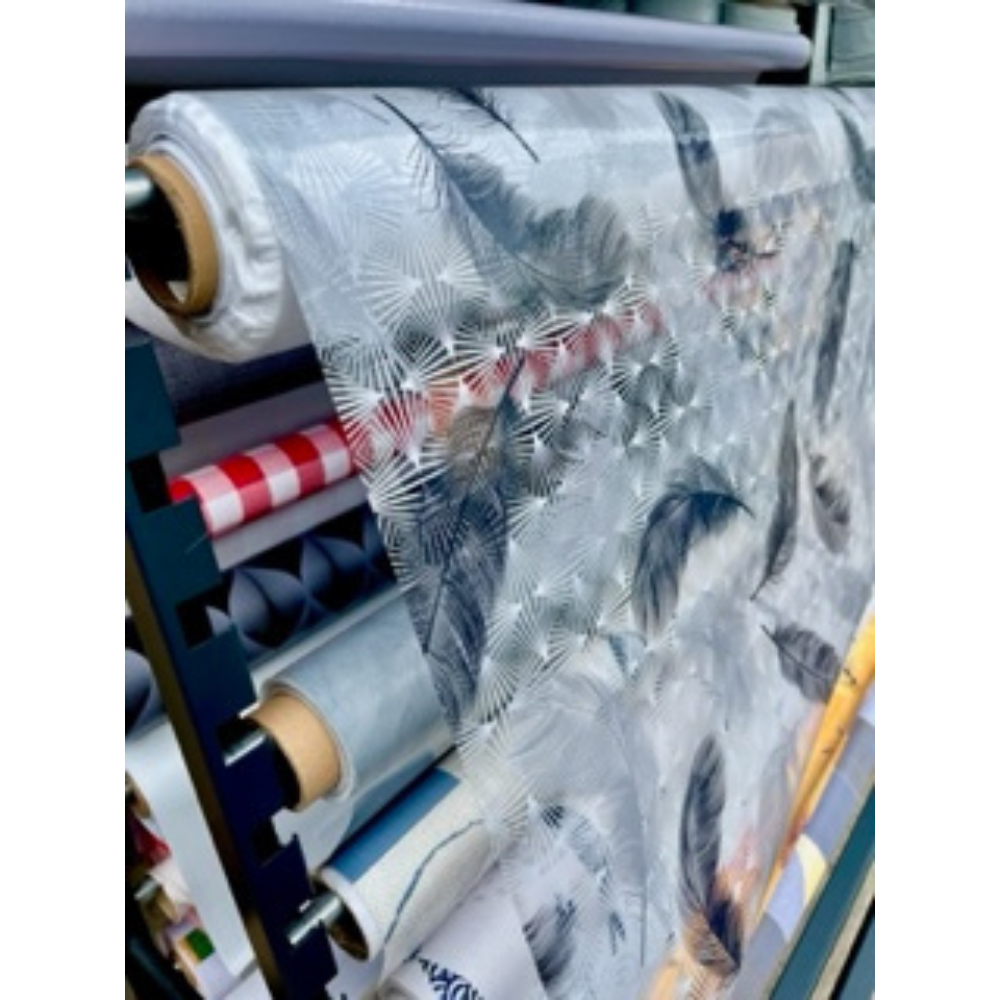 Toile cirée Transparente Imprimée Plumela - Au mètre - 140 x 100 cm ...