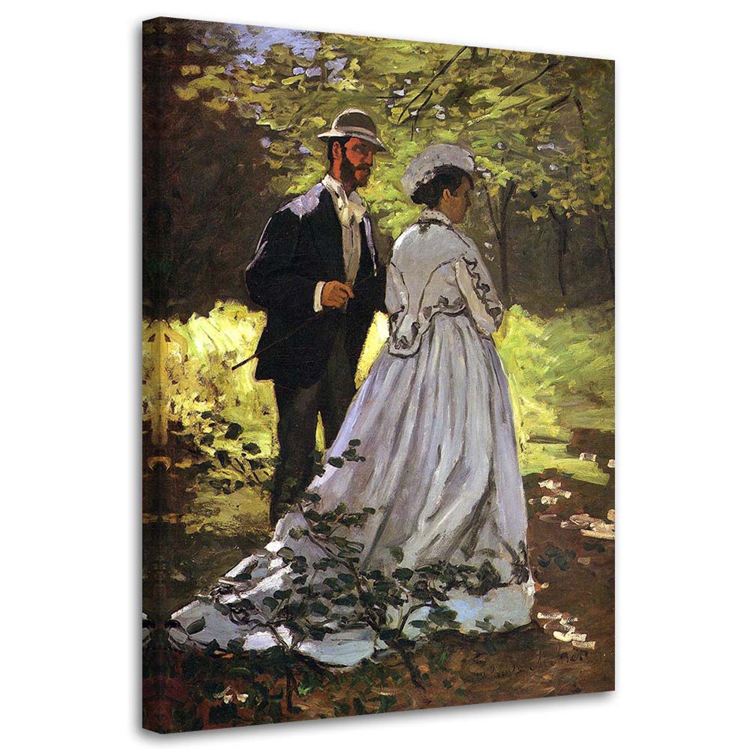 Tableau déco REPRODUCTION Bazille et Camille C. Monet 80x120 | Leroy Merlin