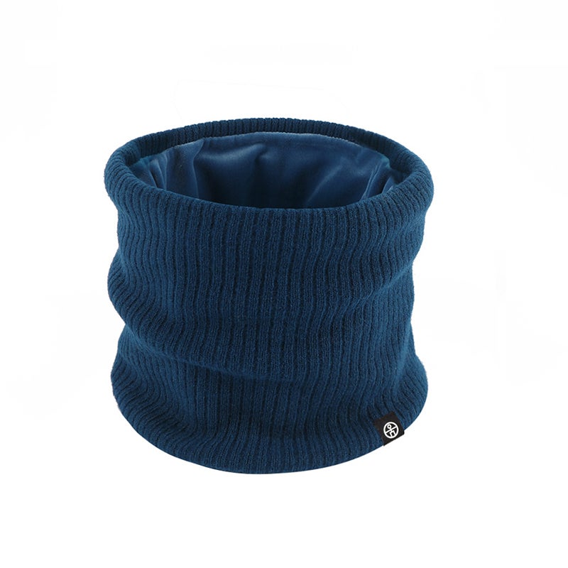 Cache-cou tricoté – Écharpe d'hiver pour temps froid Blue | Leroy Merlin