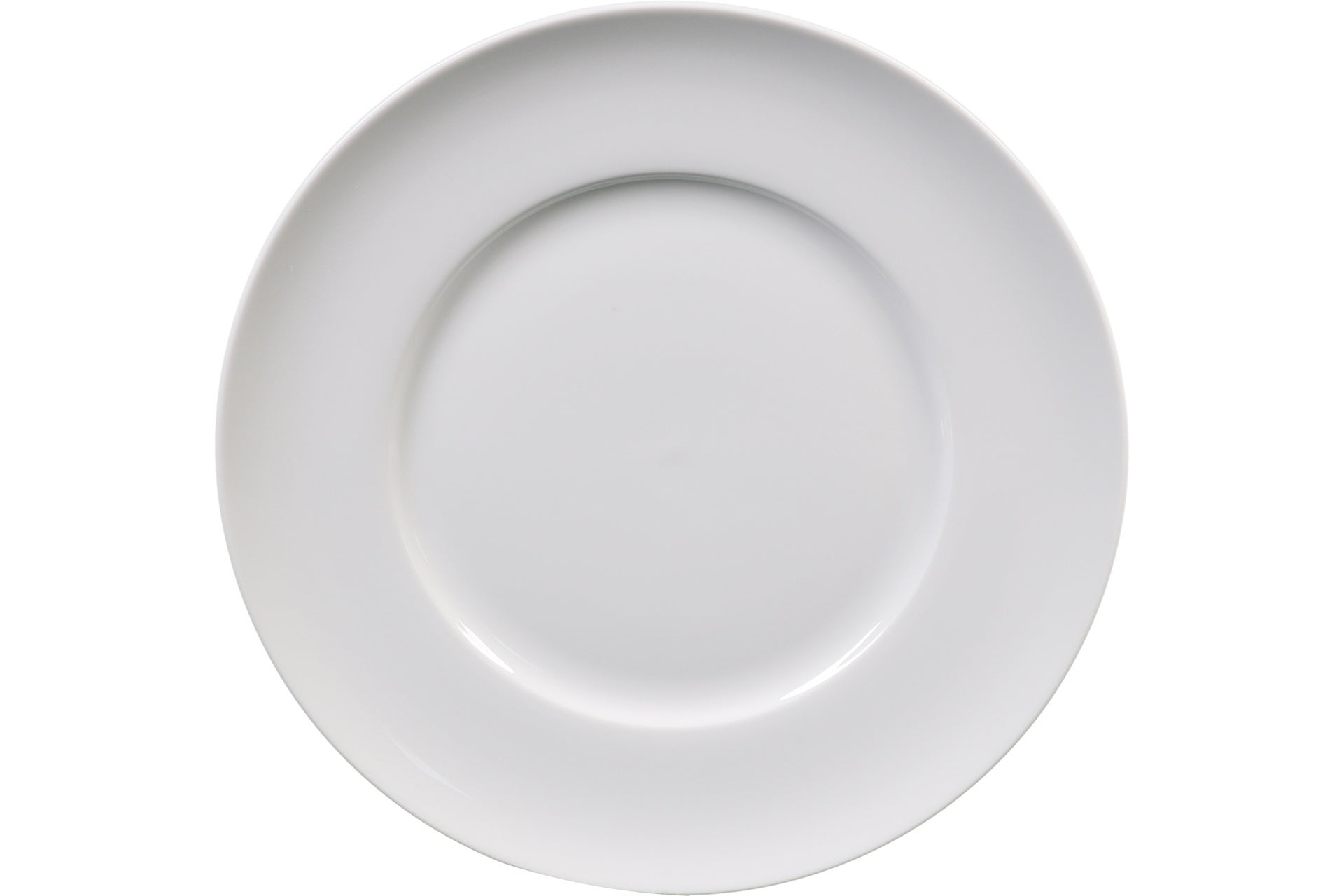 Piatto Piano Audrey Diam. 27 Cm Porcellana Super White | Leroy Merlin