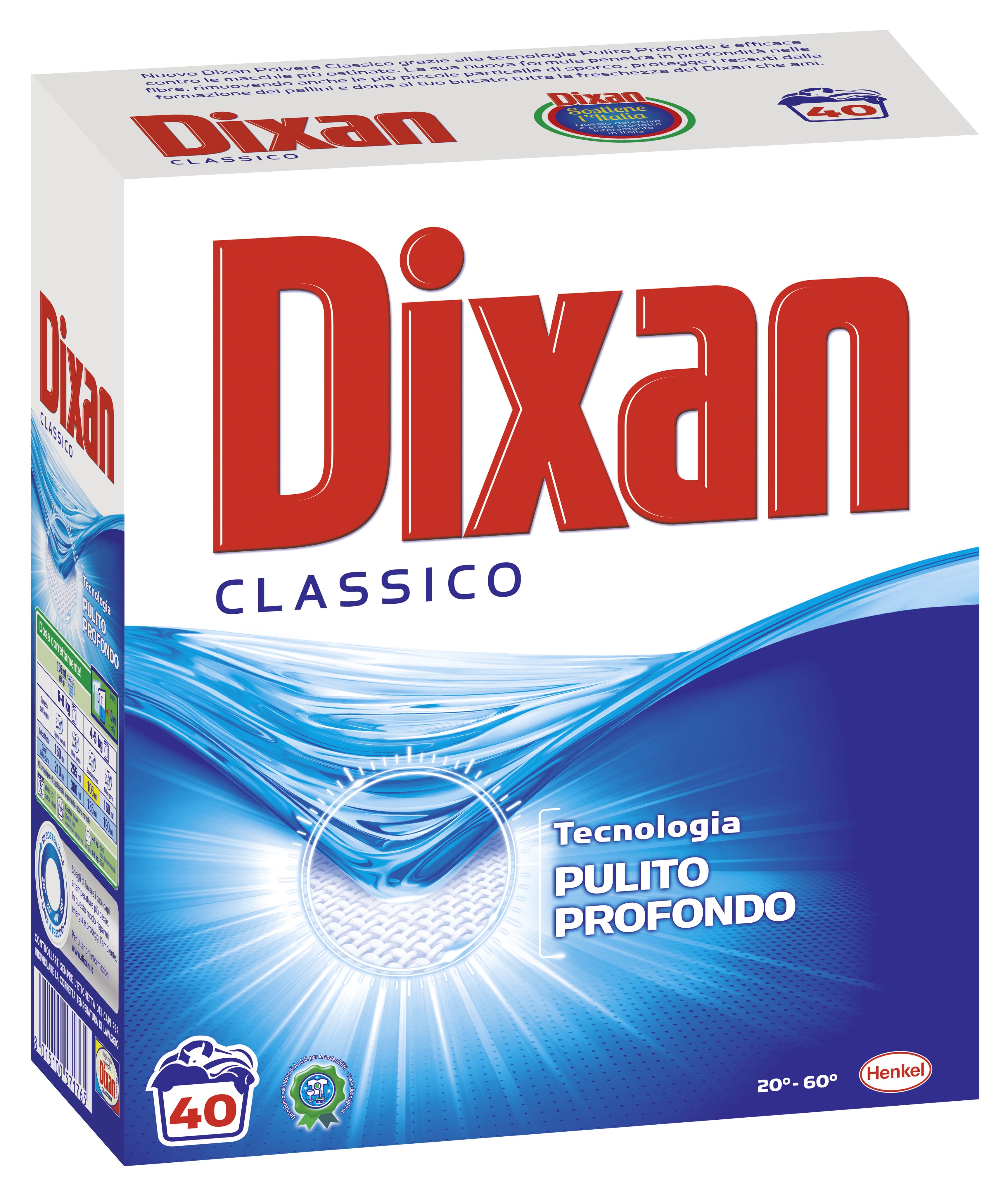 Dixan Washing Machine Sachet 40 Scoops Made In Italy | Leroy Merlin
