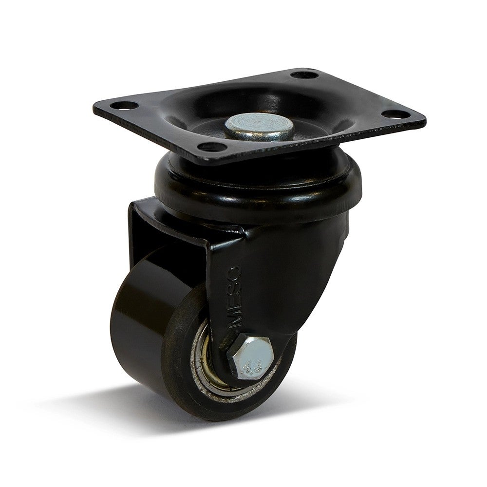 Roue pivotante - MESO - PU - Platine - 35mm - 100kg | Leroy Merlin