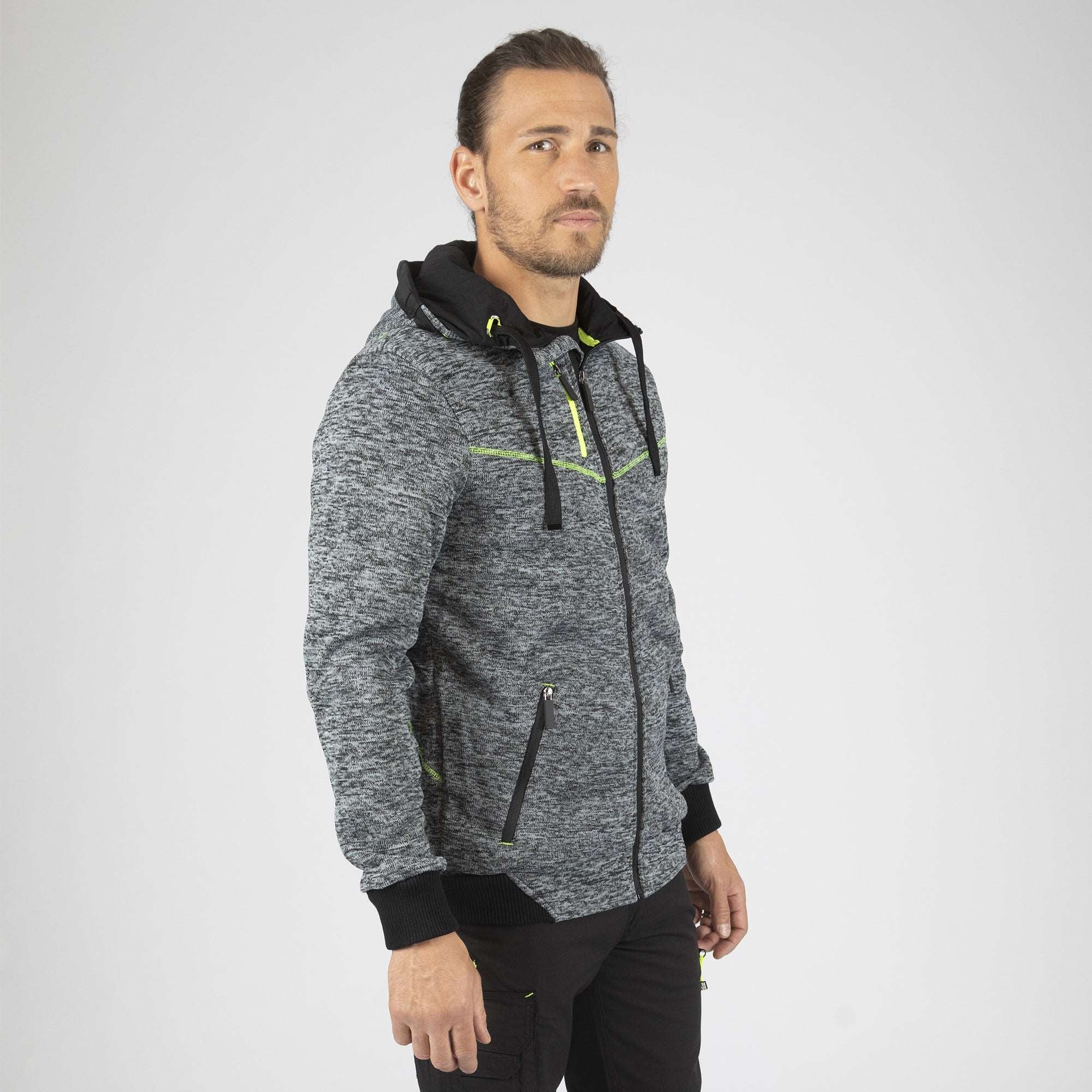 BOTTA CHALECO 1509 Gris jaspeado Amarillo fluorescente 3XL | Leroy Merlin