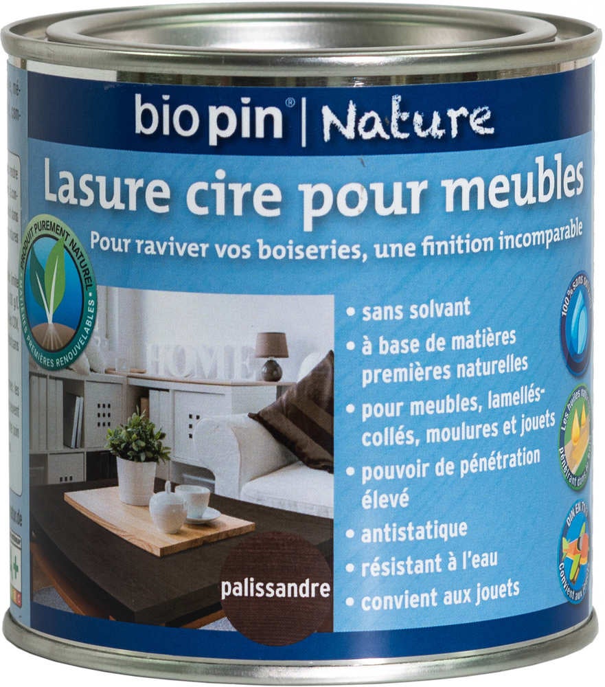 Lasure cire naturelle pour meubles 0,375 L - Palissandre | Leroy Merlin