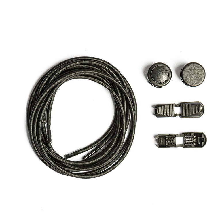 Lacets élastiques sans nœuds 1 paire Black | Leroy Merlin