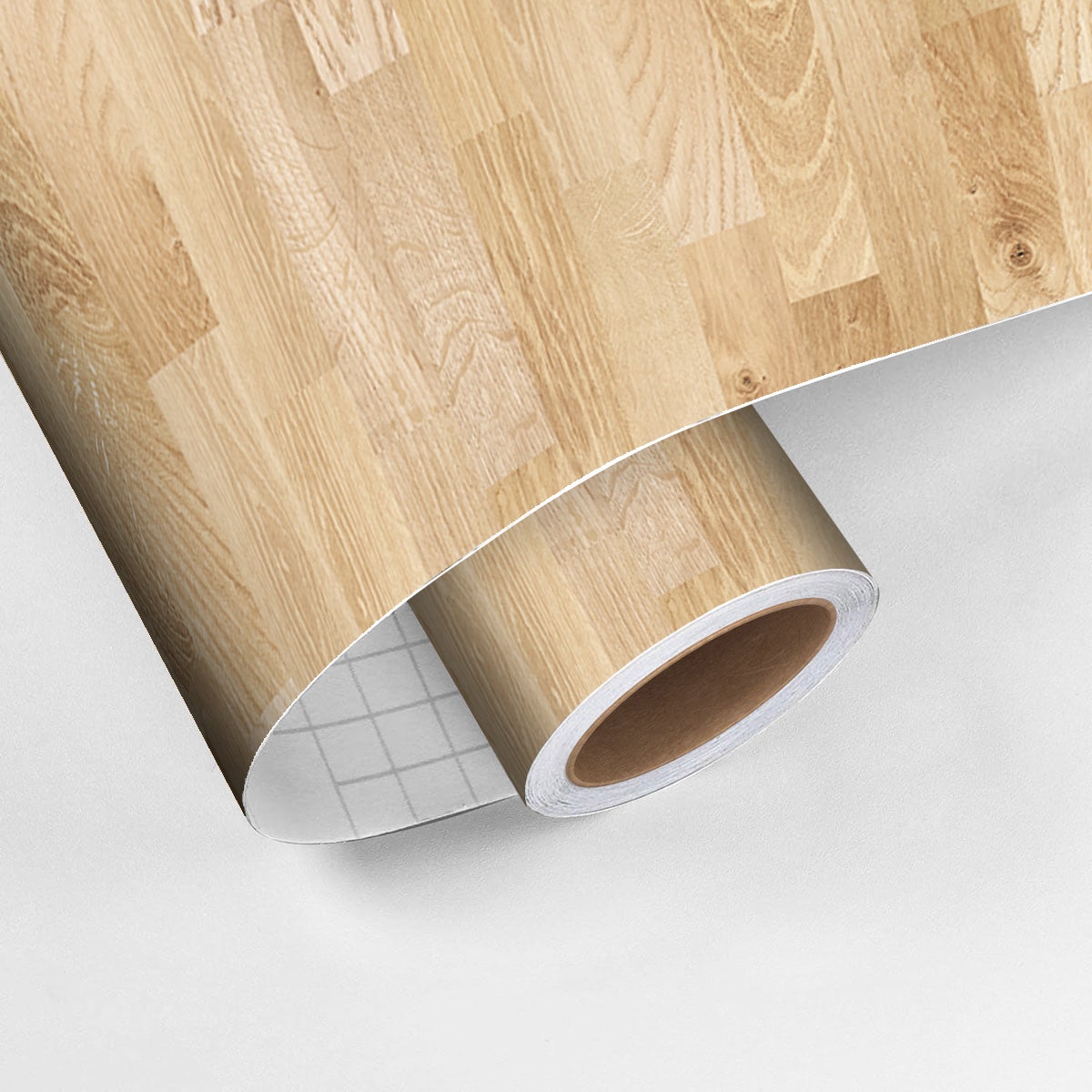 Rollo adhesivo para suelo antideslizante parquet de madera clara H60 x ...