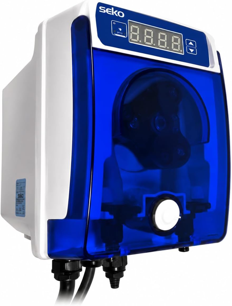 Equipo de control PoolOne pH con bomba dosificadora peristáltica 1,5 L ...