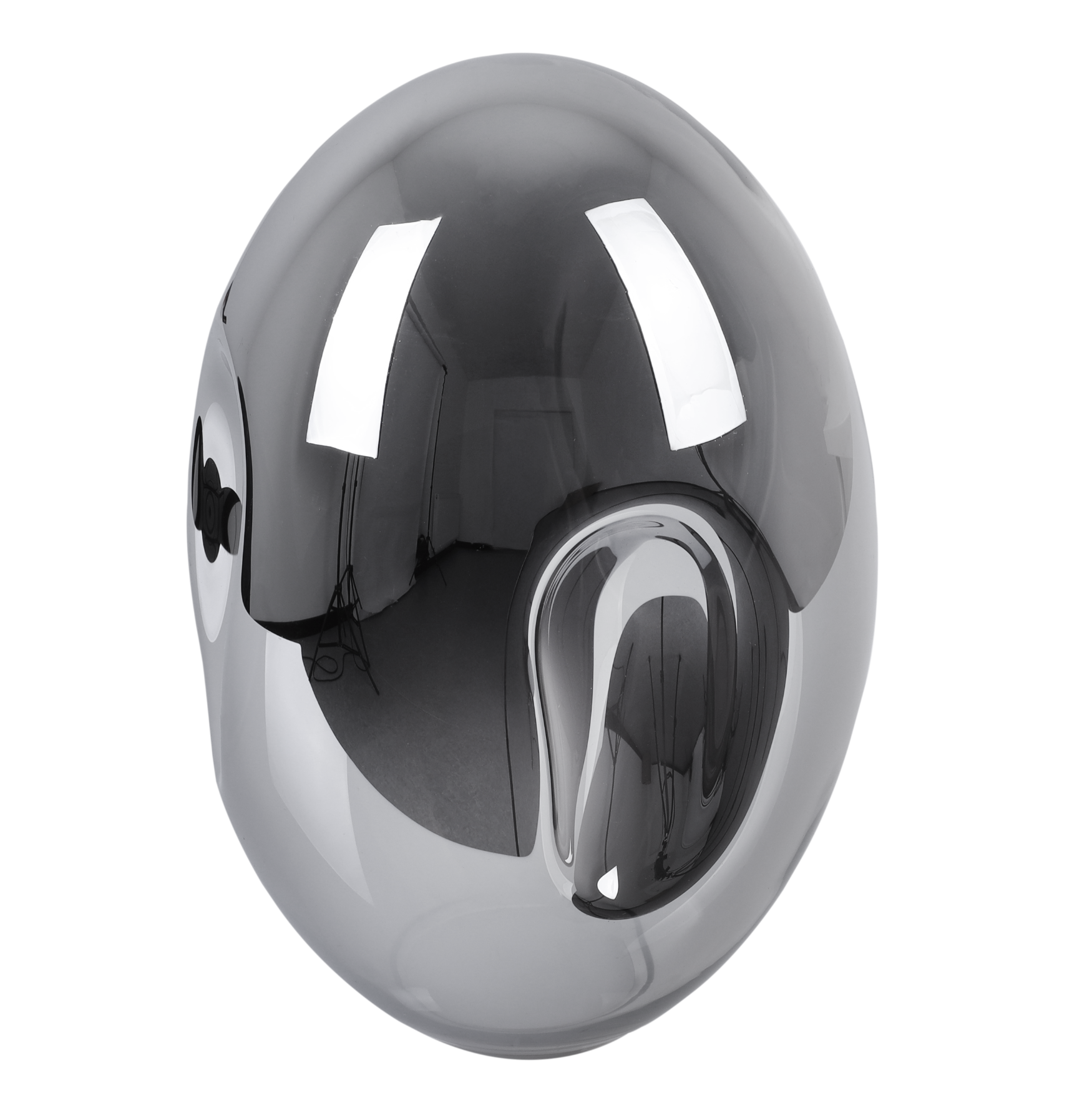 Abat-jour suspendu Vigo, graphite, ovale, moderne, 12,5 cm, Light Home ...