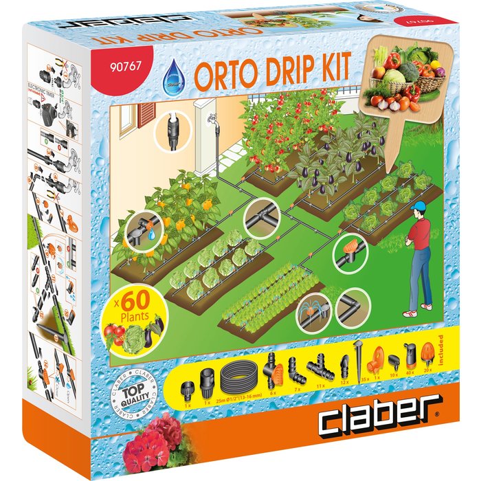 CLABER KIT DRIP ORTO 90767 - kit orto | Leroy Merlin