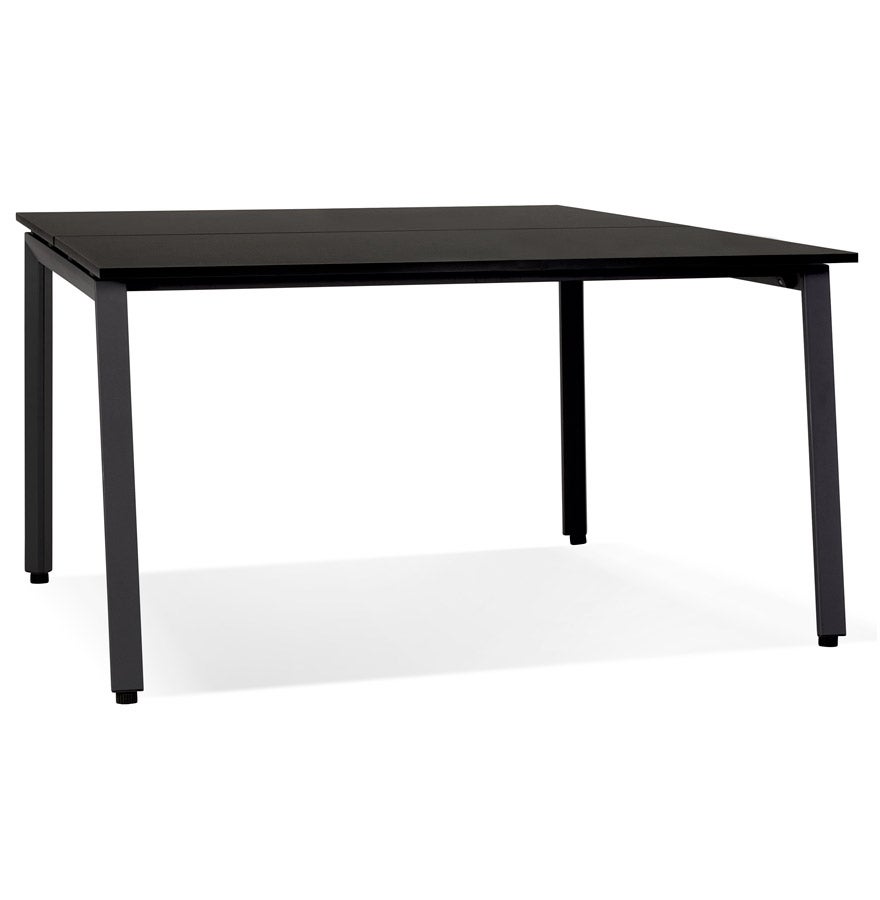 Table de réunion / bureau bench 'AMADEUS SQUARE' noir - 160x160 cm ...