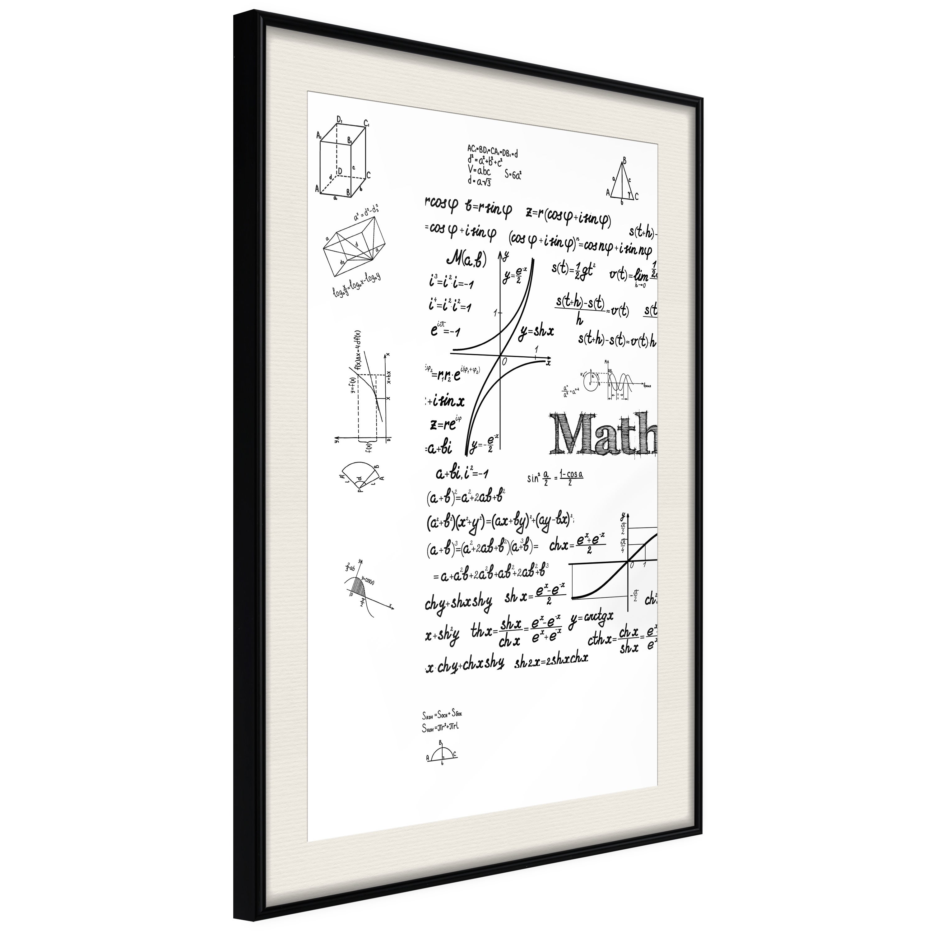 Poster et affiche - Math Formulas 30x45 cm | Leroy Merlin