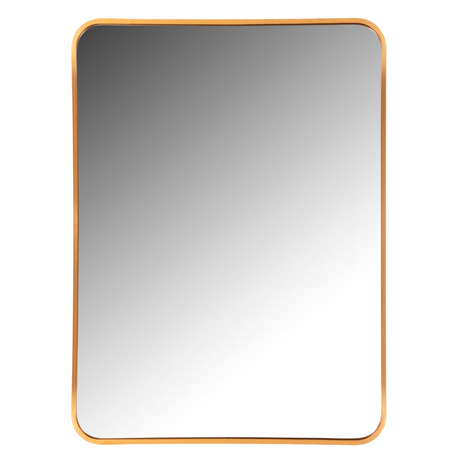 MIROIR MURAL HM9584.30 CADRE EN ALUMINIUM DORÉ 60x3x80Hcm. | Leroy Merlin