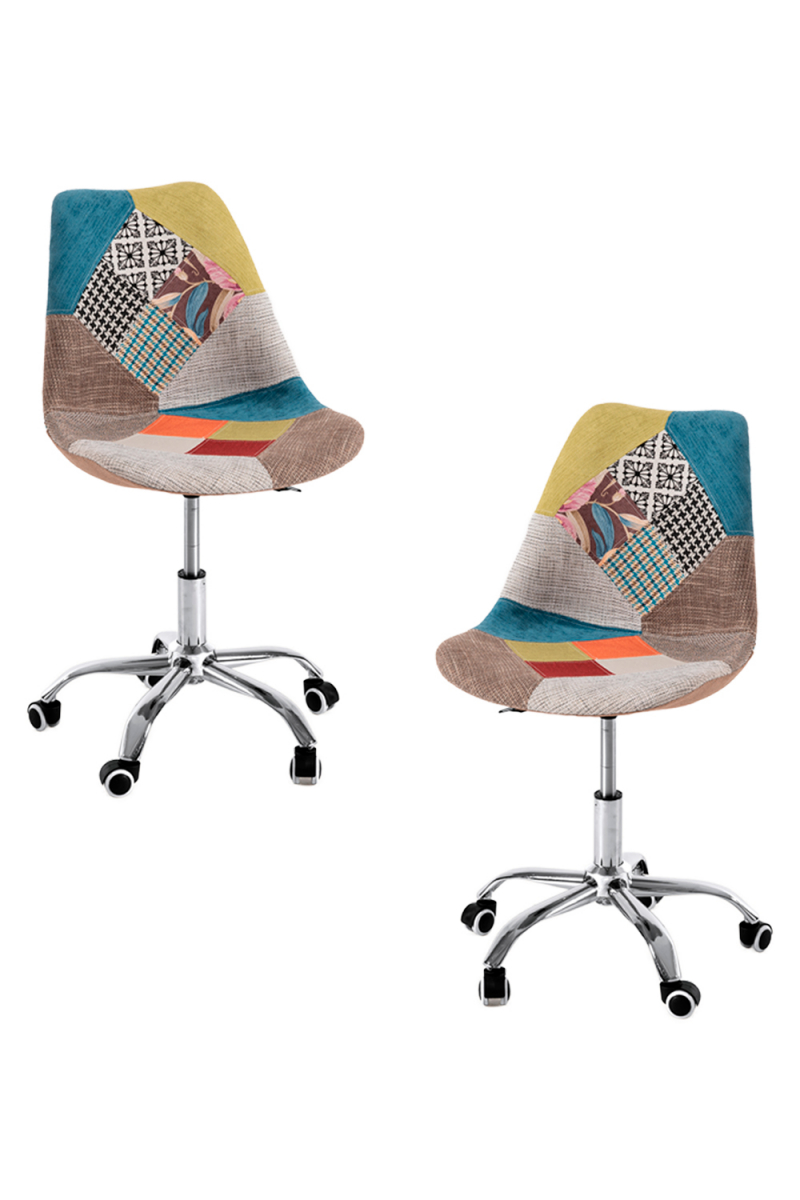 Pack 2 Sillas Neo Patchwork - Patchwork Clear | Leroy Merlin