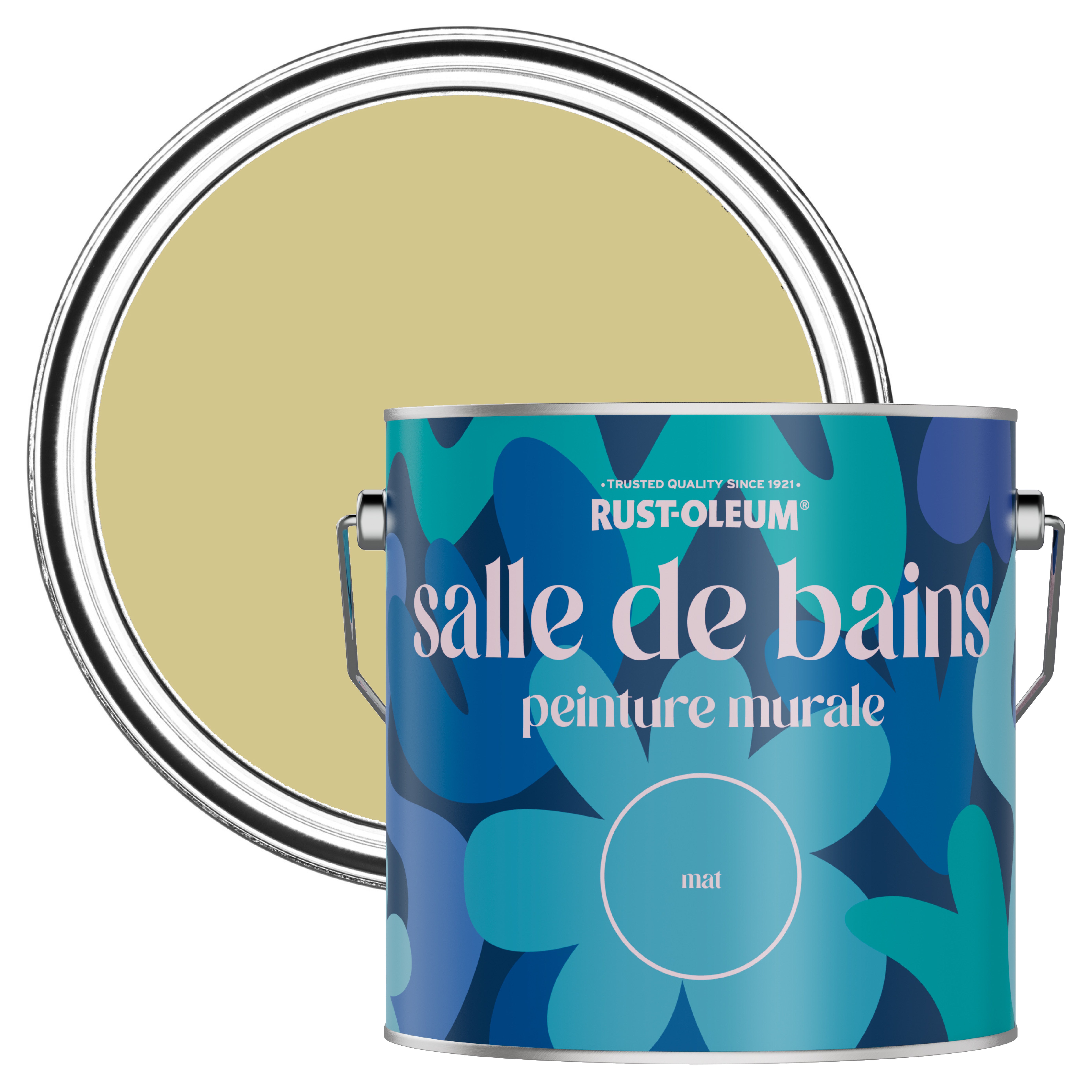 Rust-Oleum Peinture Verte pour Murs de Salle de Bains, Mate - Wasabi 2 ...