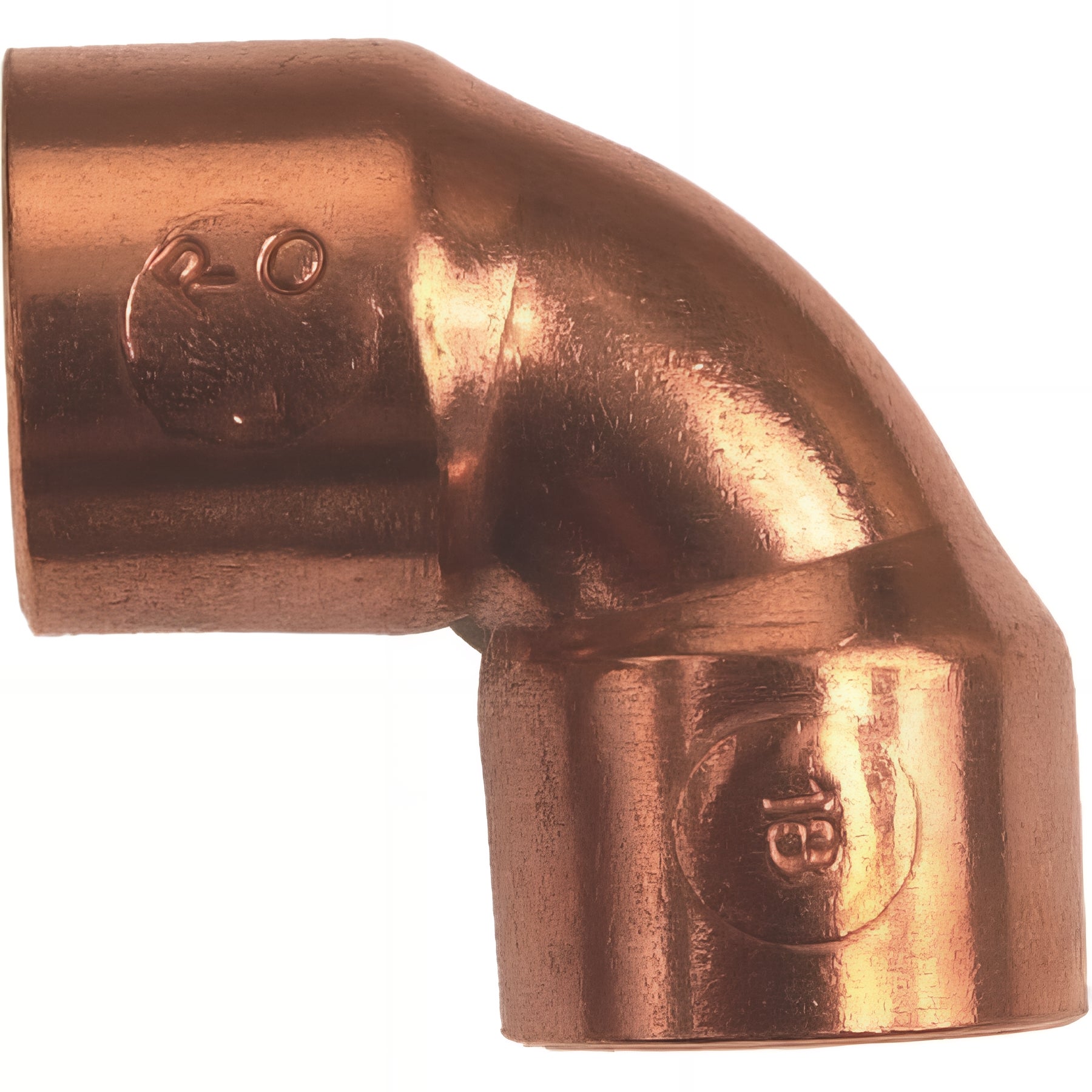 Codo de cobre hembra 90° para soldar para instalación de fontanería y calefacción para tubo de ...