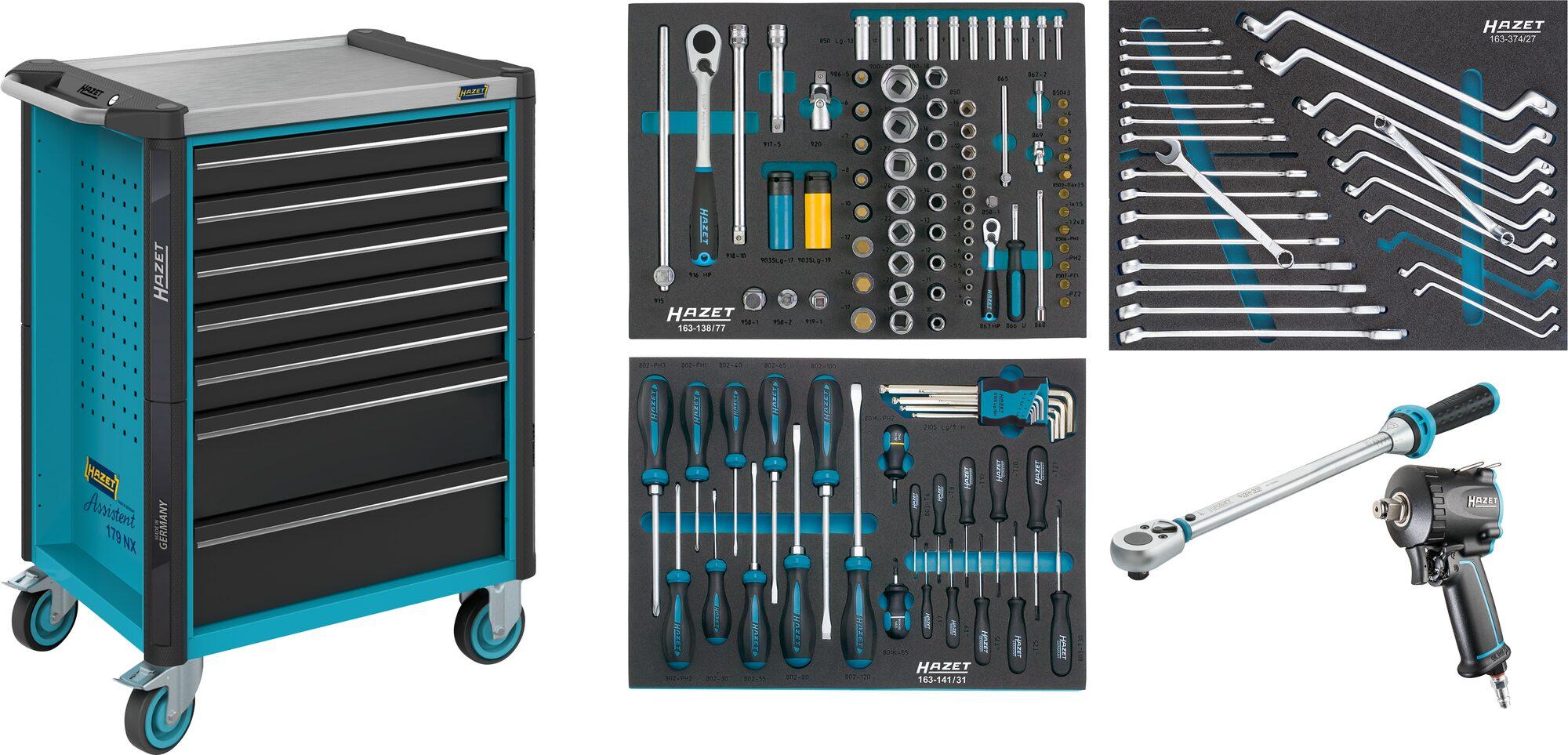 HAZET Werkstattwagen servante d'atelier Assistent ∙ mit Sortiment | Leroy Merlin