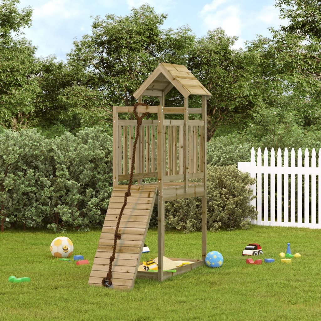 Maison Exclusive - Maisonnette de jeu avec mur d'escalade bois de pin ...