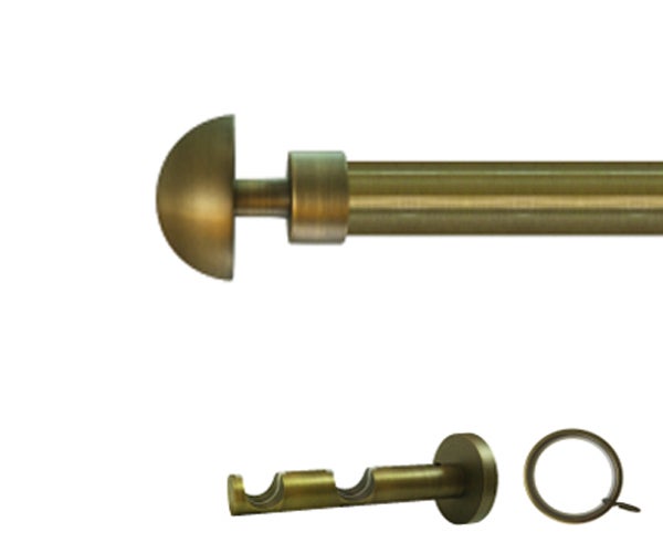 KIT BARRE DE RIDEAU 20mm. LARGEUR 250cm. | Leroy Merlin