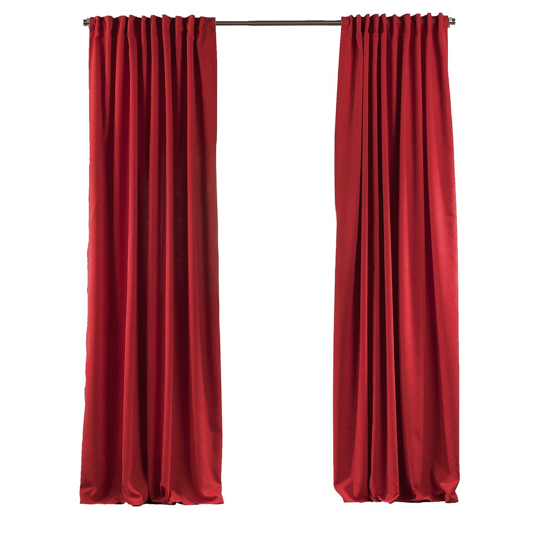 Aspect velours 1 pièce XL long rouge 280*375 | Leroy Merlin