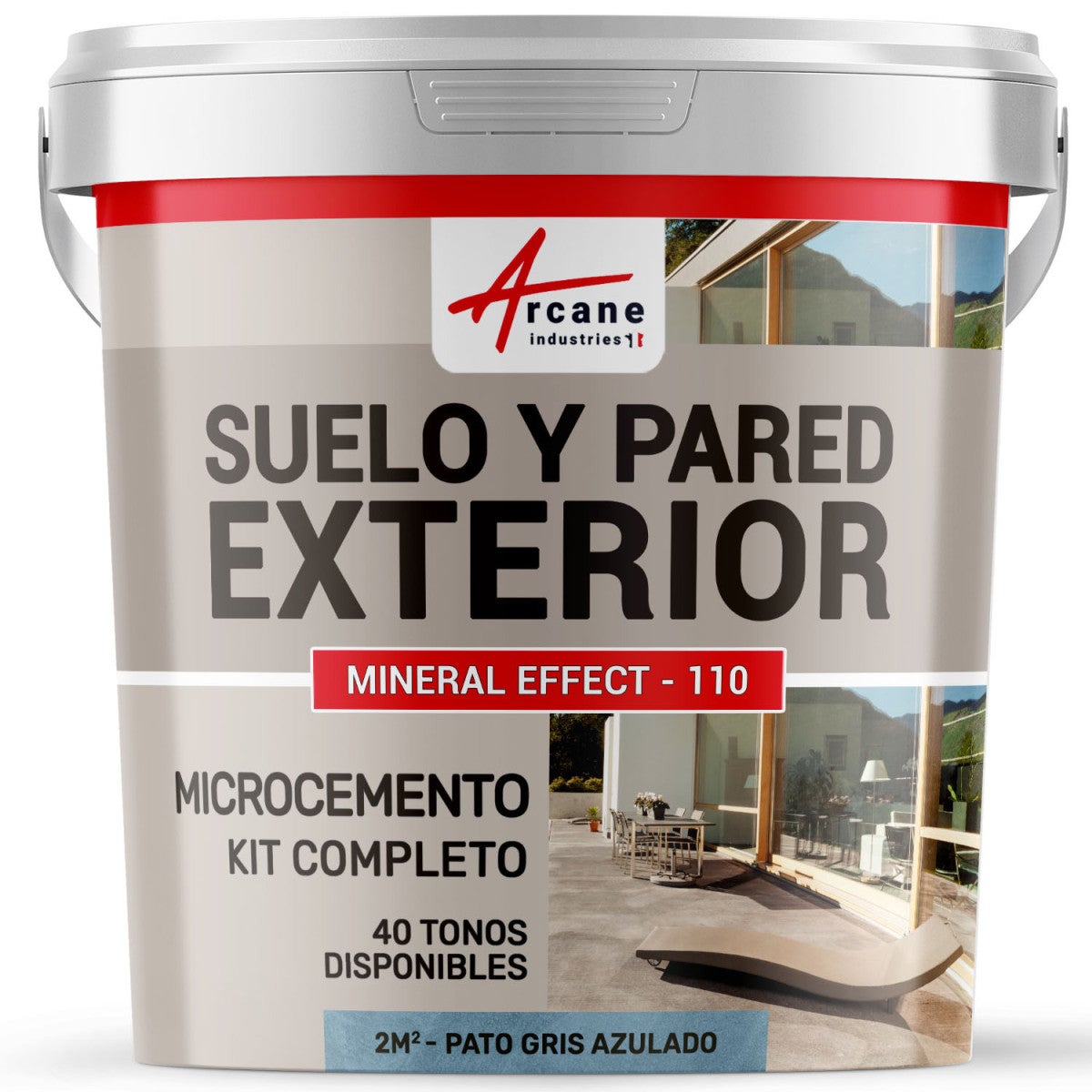 Microcemento para exteriores: suelos, muros, terrazas, balcones ...