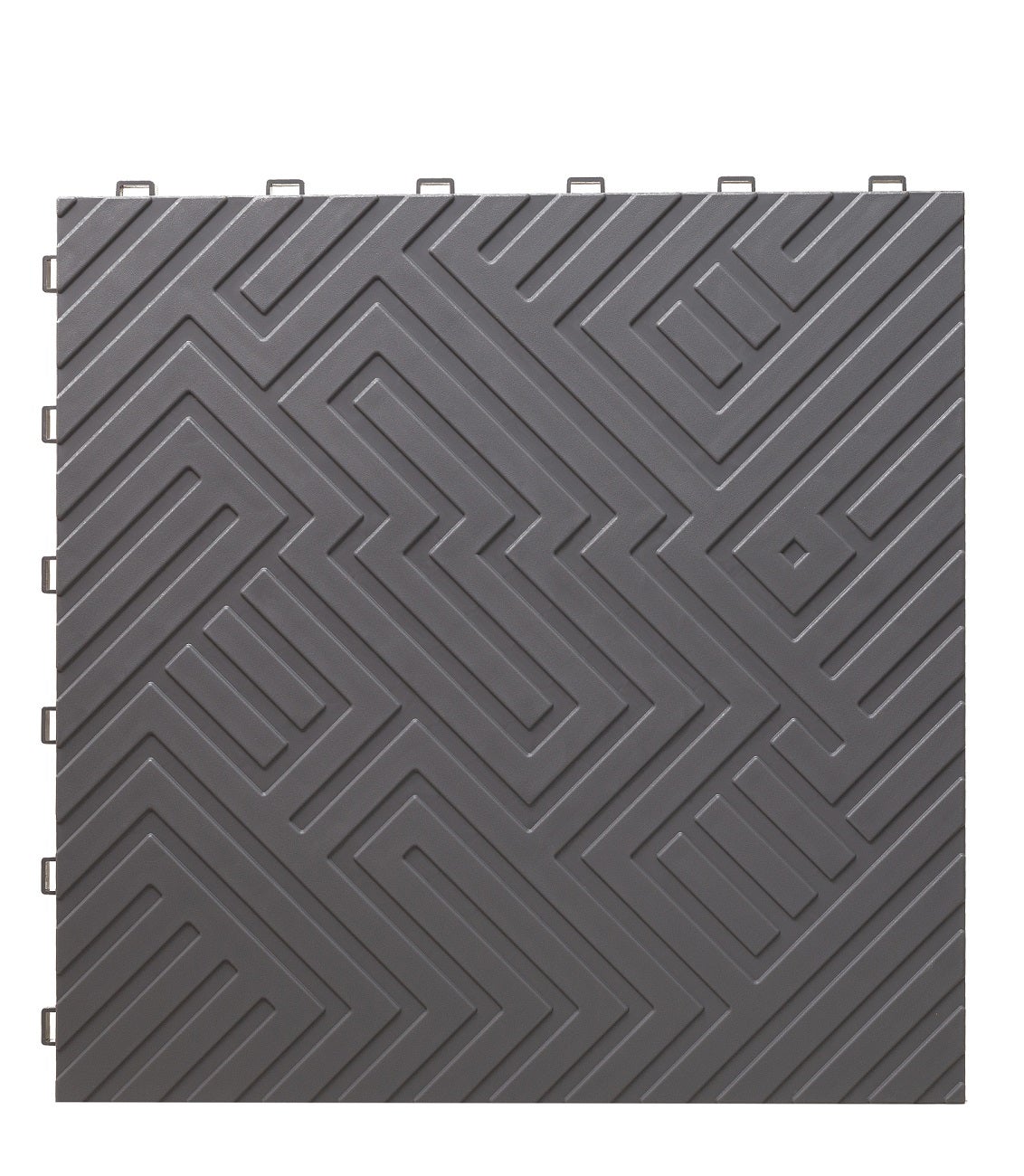 Dalle de sol clipsable pour garage (50x50x2,1cm) en Polypropylène ...