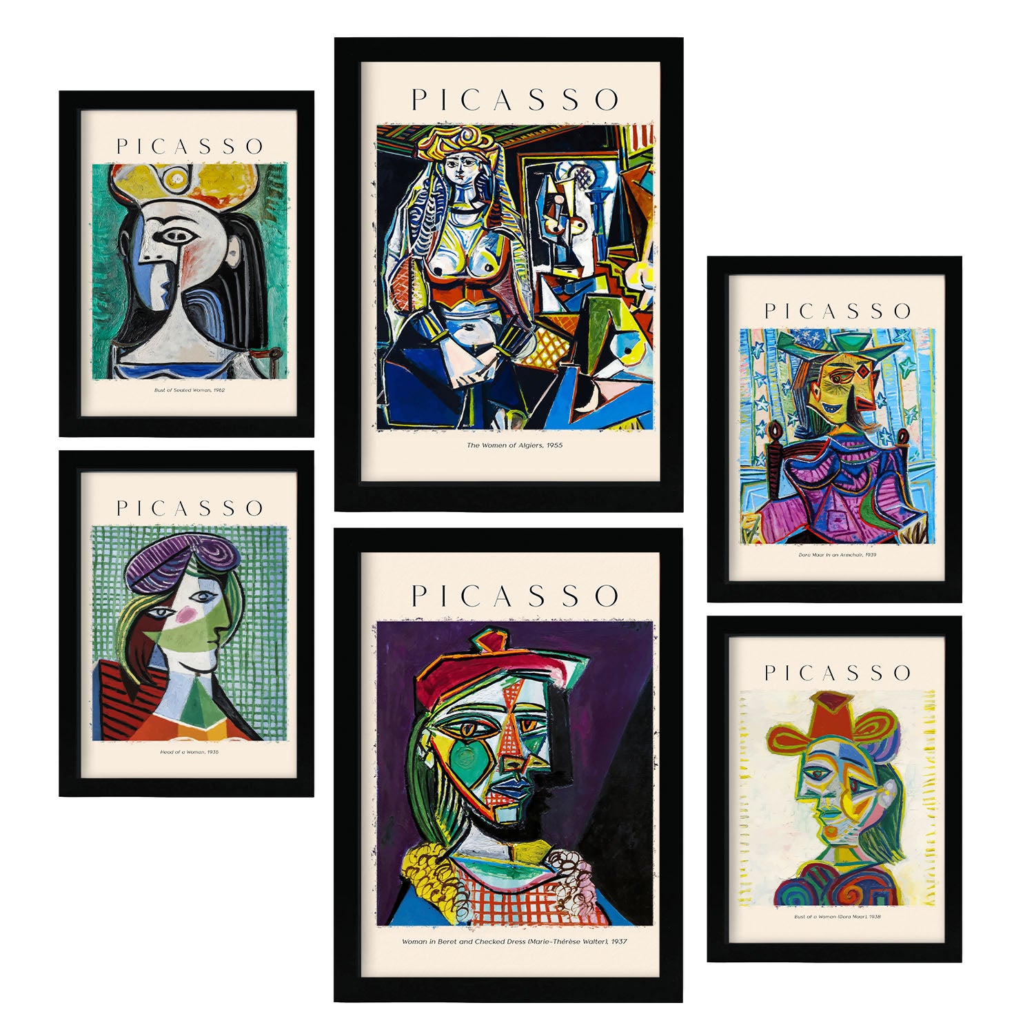 Nacnic Poster Set Di 6 Picasso Collezione Di Opere D'arte Quadri ...