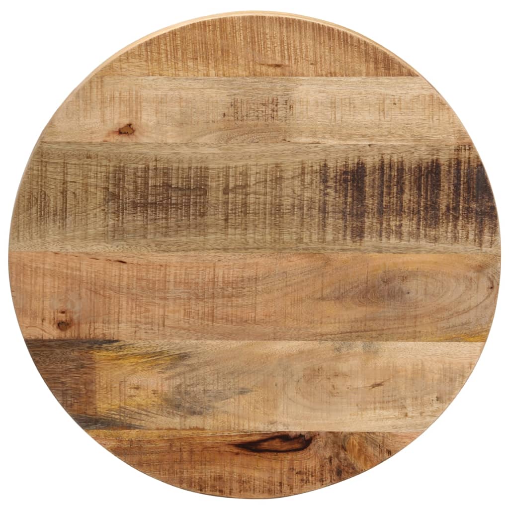 Dessus de table ? 60x3,8 cm rond bois massif de manguier brut | Leroy ...