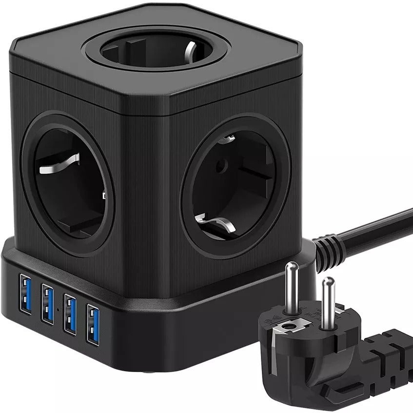 Prise multiprise USB verticale haute puissance, compacte et portable ...