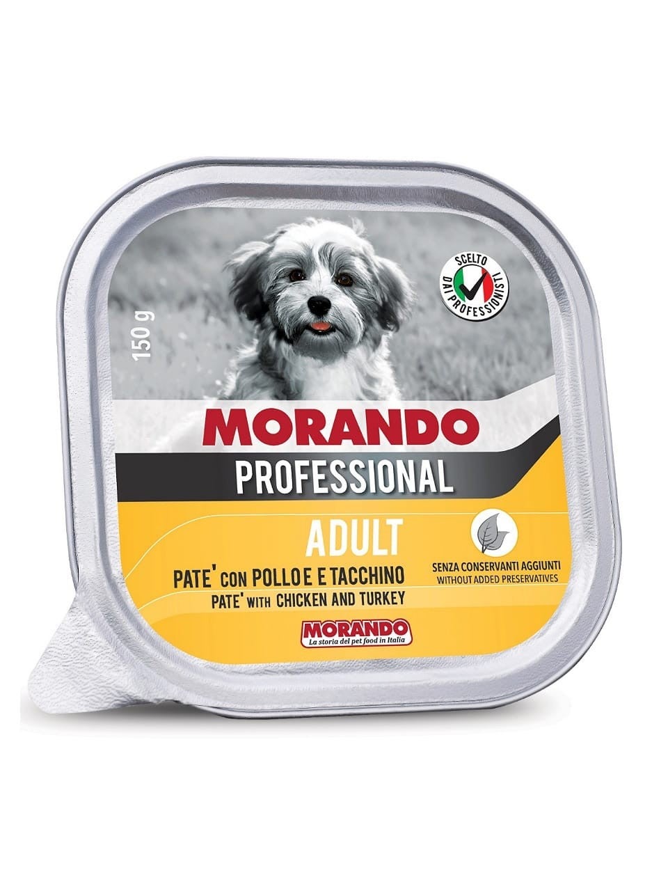 CIBO CANE MORANDO VSC 150 G PATE POLLO TACCHIN | Leroy Merlin