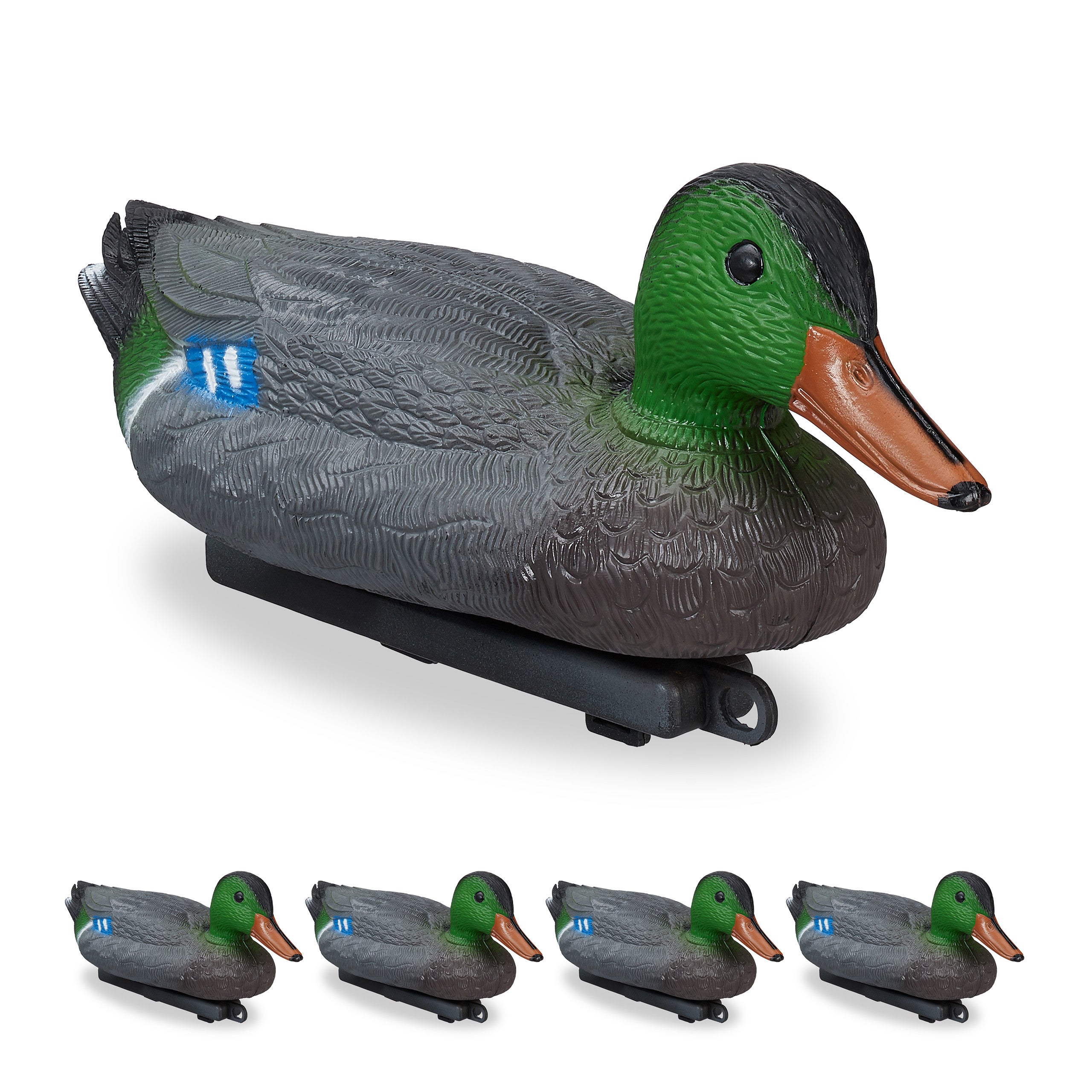 5 patos para estanque, Flotante, Plástico, Impermeable, Adornos de ...