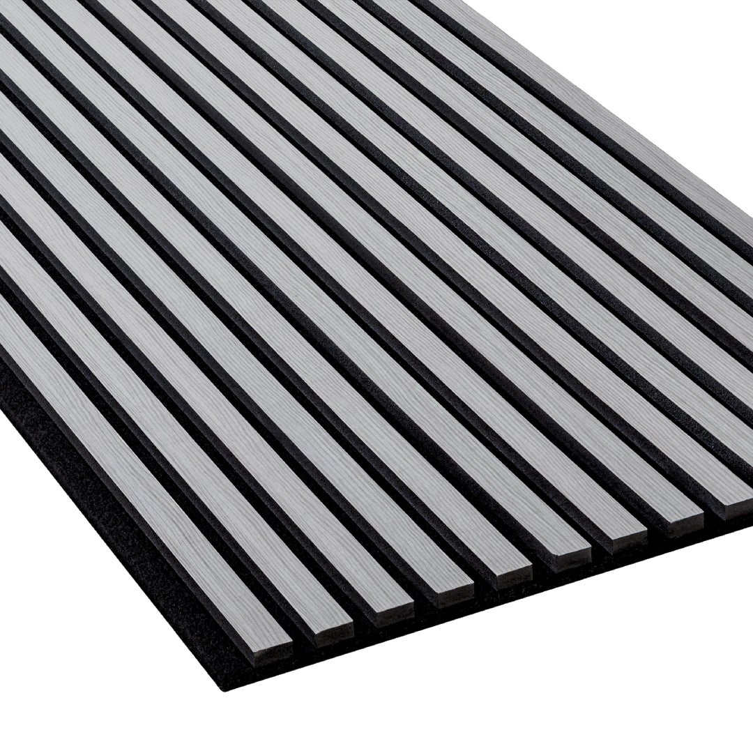 Panel de pared efecto madera NMC SELITSTYLE Pared de lamas ceniza ...