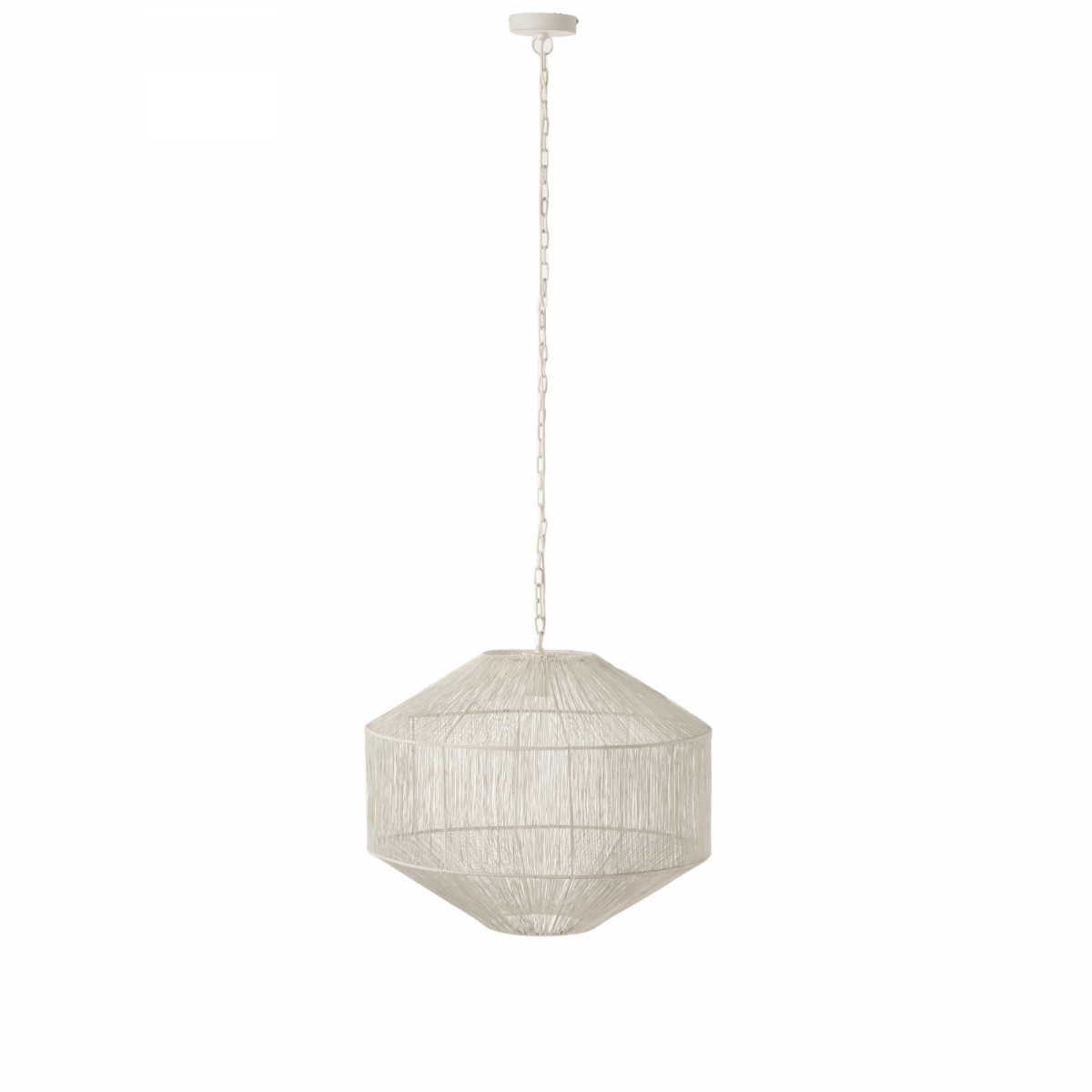 Suspension bohème en métal blanc DEBRA | Leroy Merlin