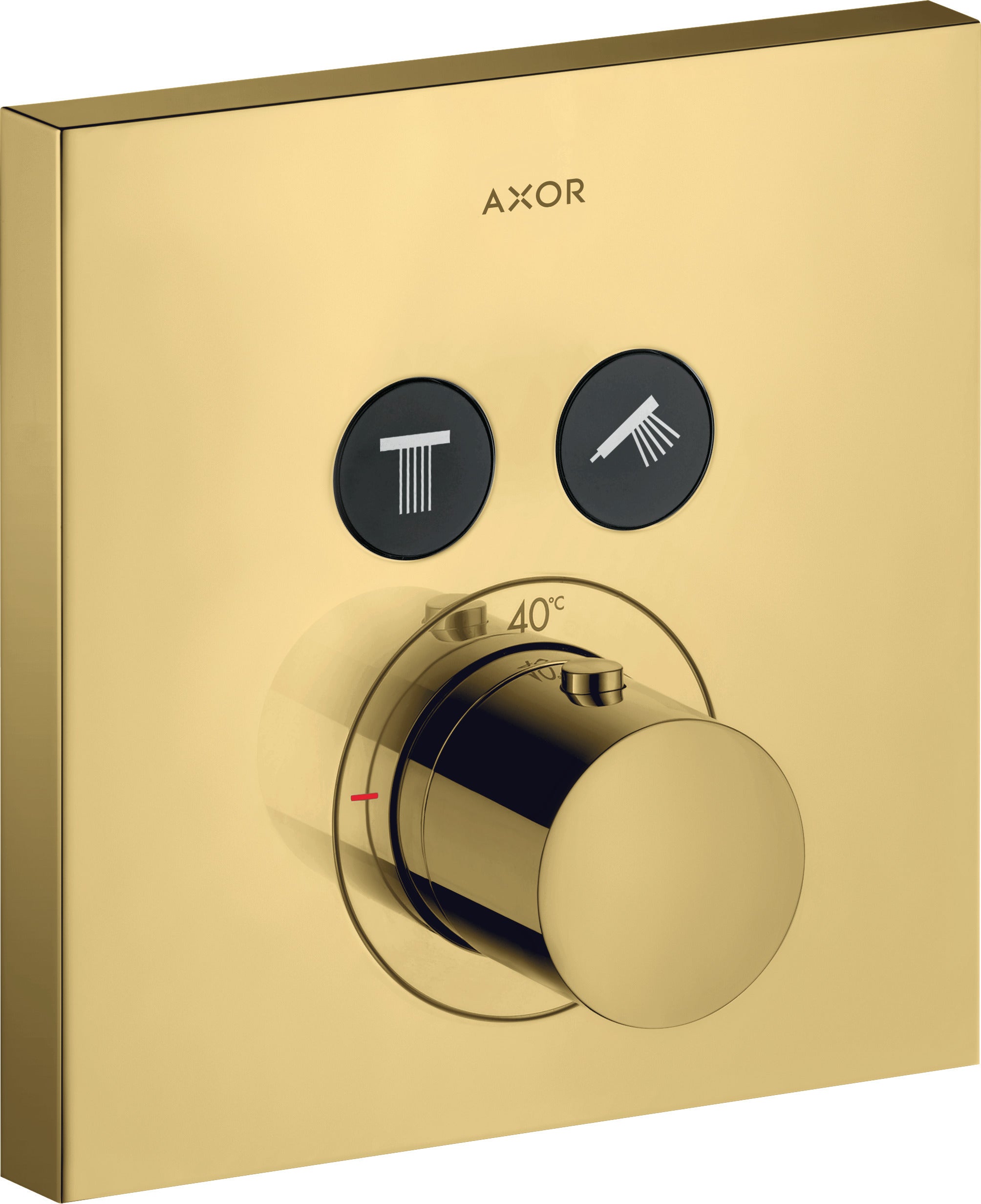 Hansgrohe AXOR Starck ShowerSelect Thermostat carré à encastrer pour 2 ...