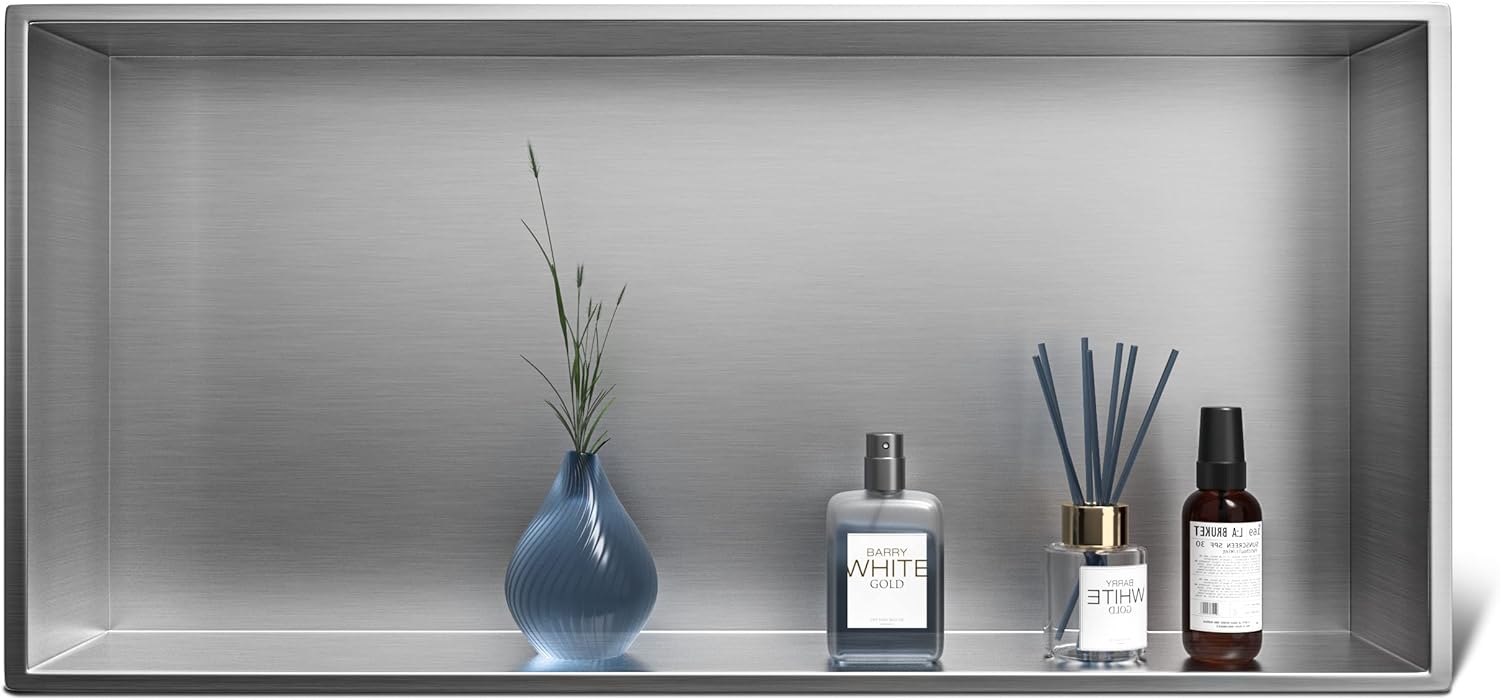 Nicchia per bagno o box doccia modello Paris, ripiano integrato in ...
