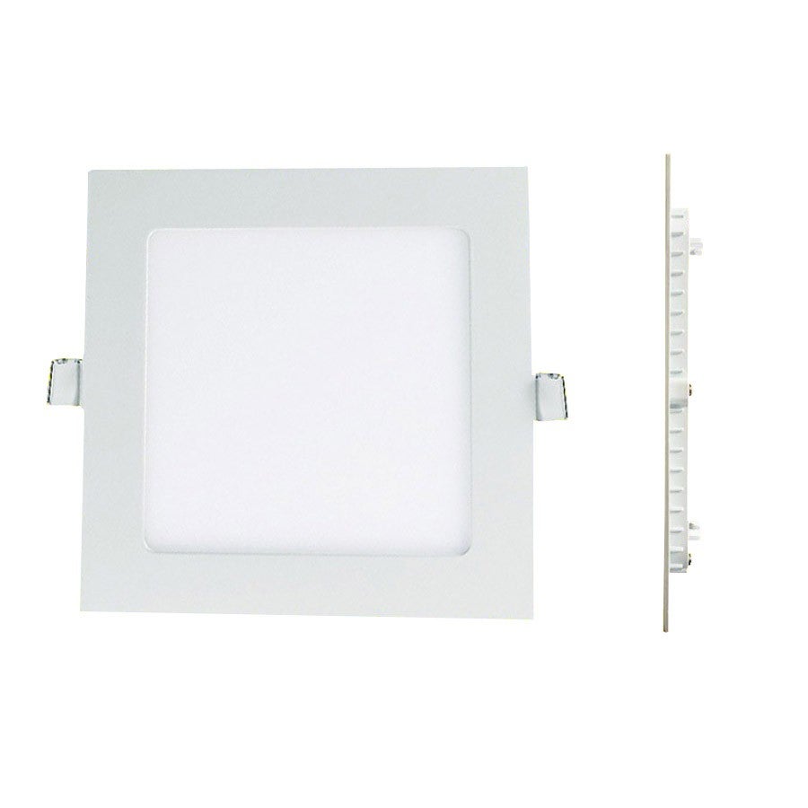 Spot Encastrable LED Carre Extra-Plat 6W - Blanc Froid 6000K | Leroy Merlin