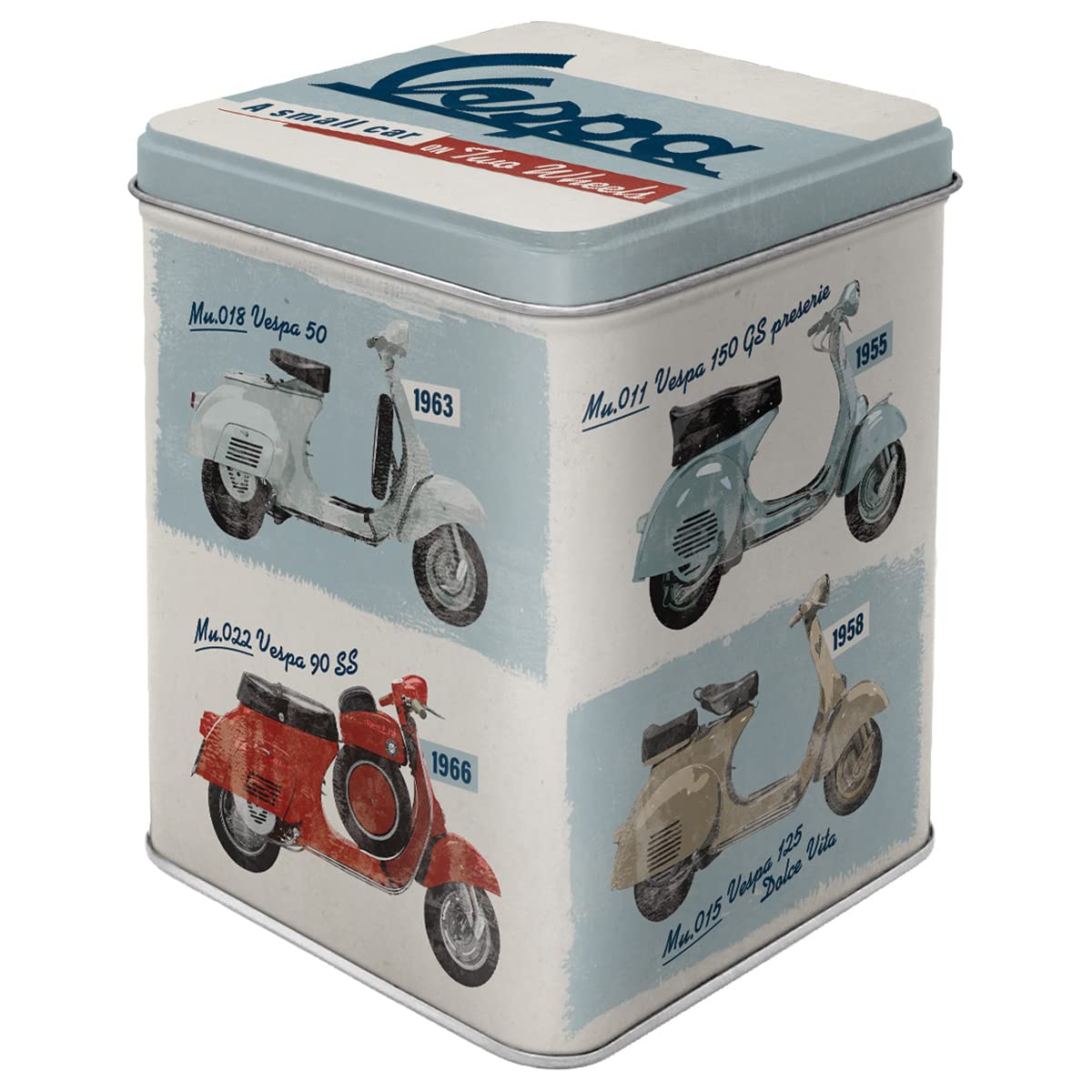 Nostalgic-Art Contenitori Retro Vespa – Model Chart – Idea Regalo per ...
