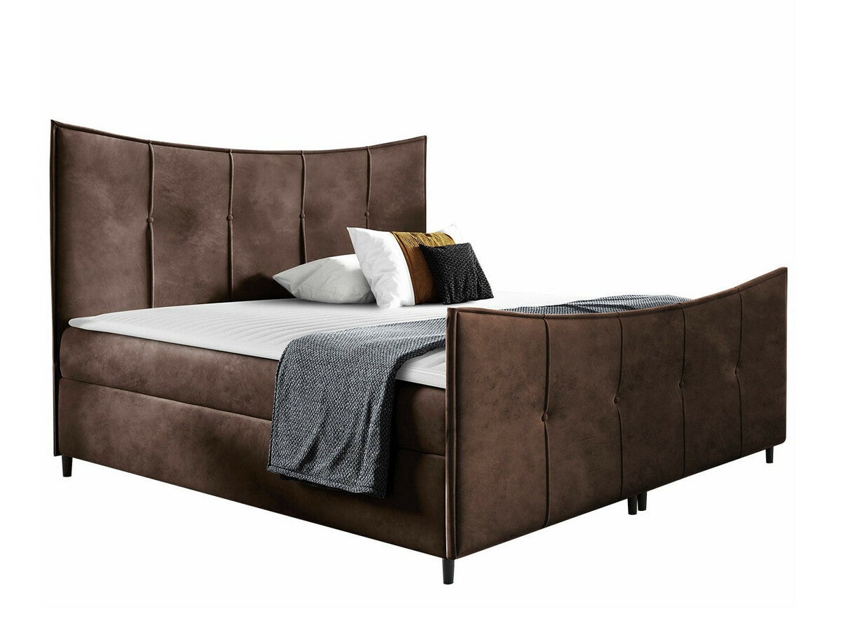 Cama continental Baltimore 177, Continental, Doble, Marrón, 200x200 ...
