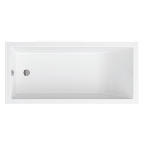 SANITANA CUBIC Bañera Acrílica Rectangular Blanco 80X180 CMS | Leroy Merlin