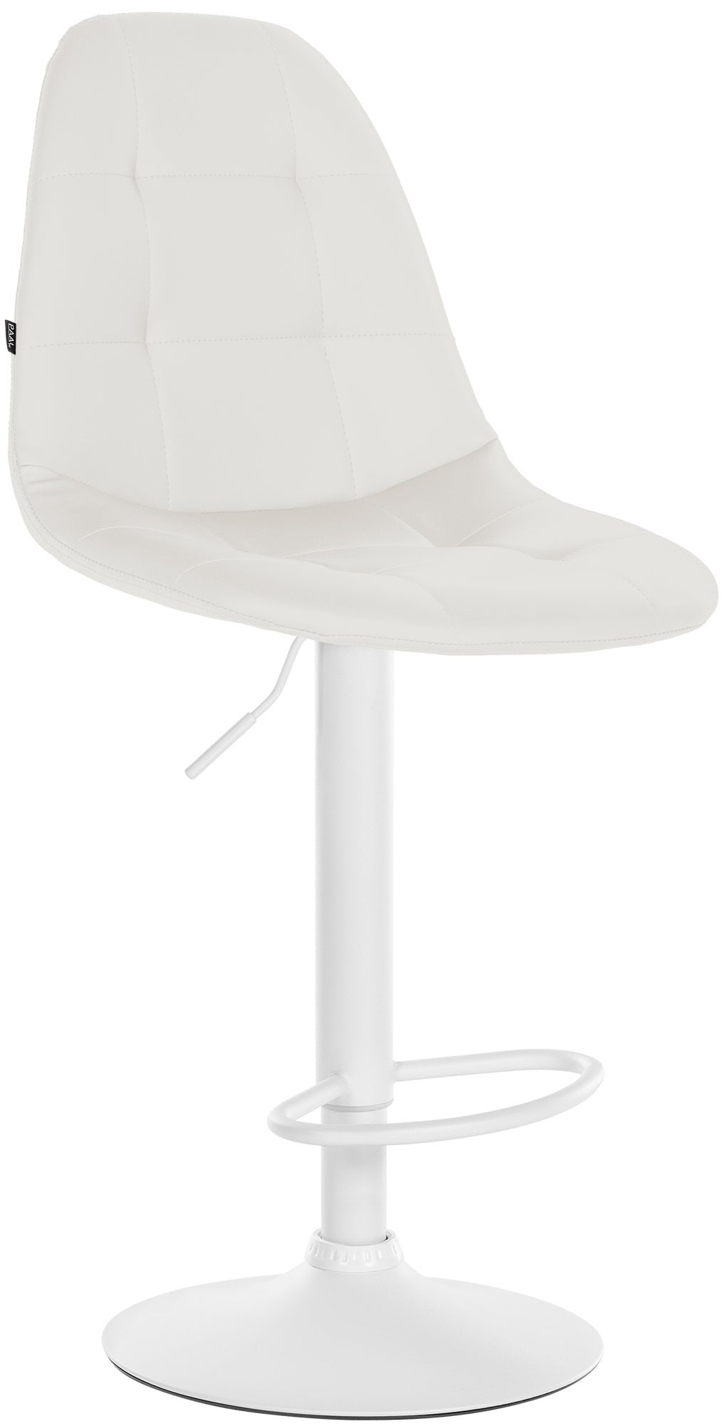 Tabouret de bar x1 avec repose-pieds hauteur réglable pivotant assise ...