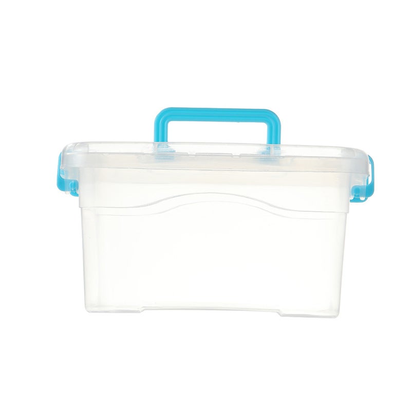 Caja de almacenamiento de plástico transparente con tapa — Organizador ...