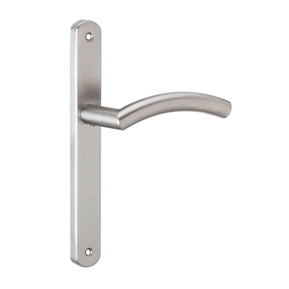Poignée de Porte Acier Inoxydable Modèle 703 avec Plaque Ovale Étroite ...
