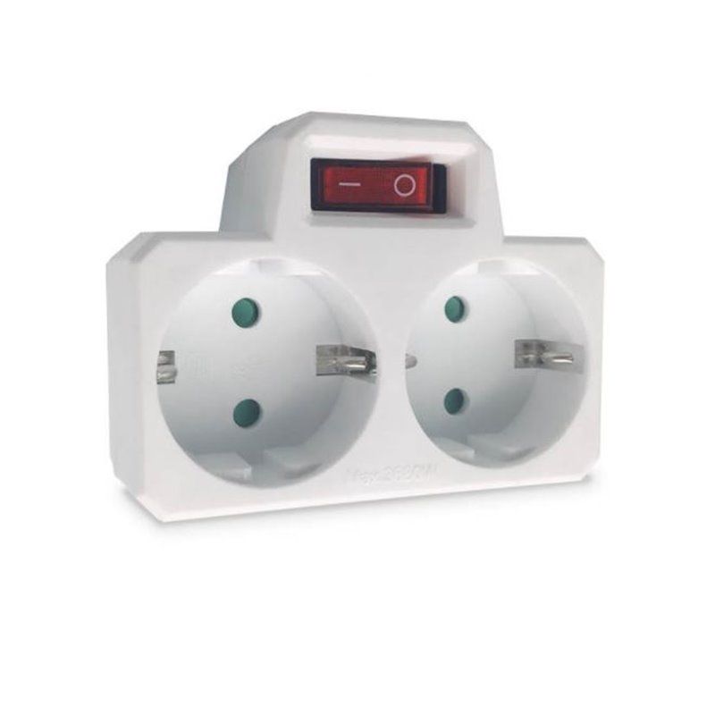 Connecteur double avec interrupteur GSC 103000001 | Leroy Merlin
