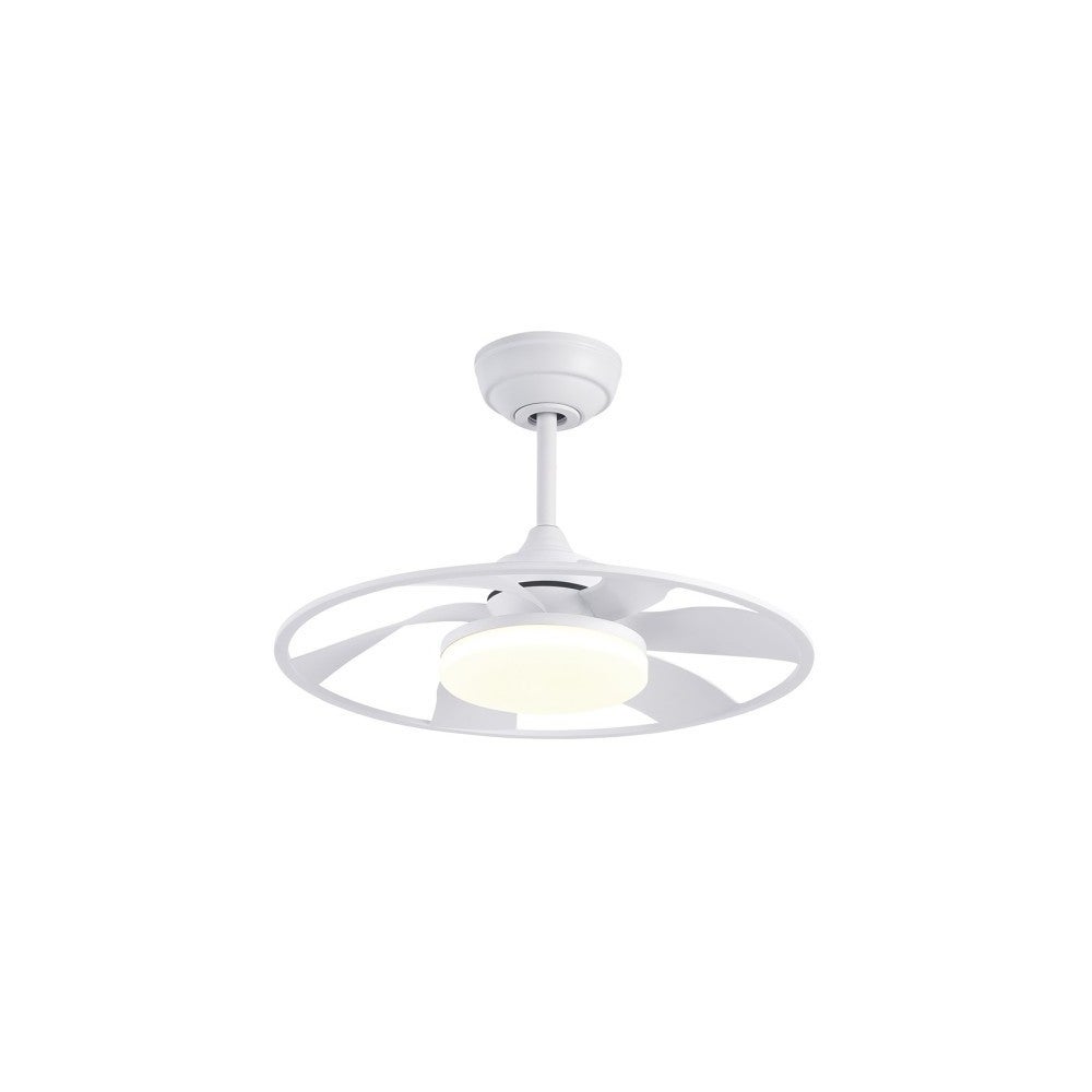 Ventilador Dc Celsius Blanco Led Integrado Con Memoria Color | Leroy Merlin